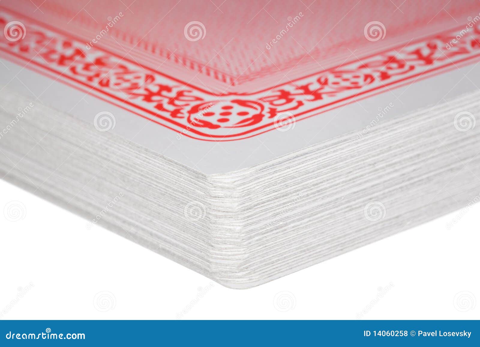 Fragment of Exactly Combined Deck of Playing Cards Stock Photo - Image ...