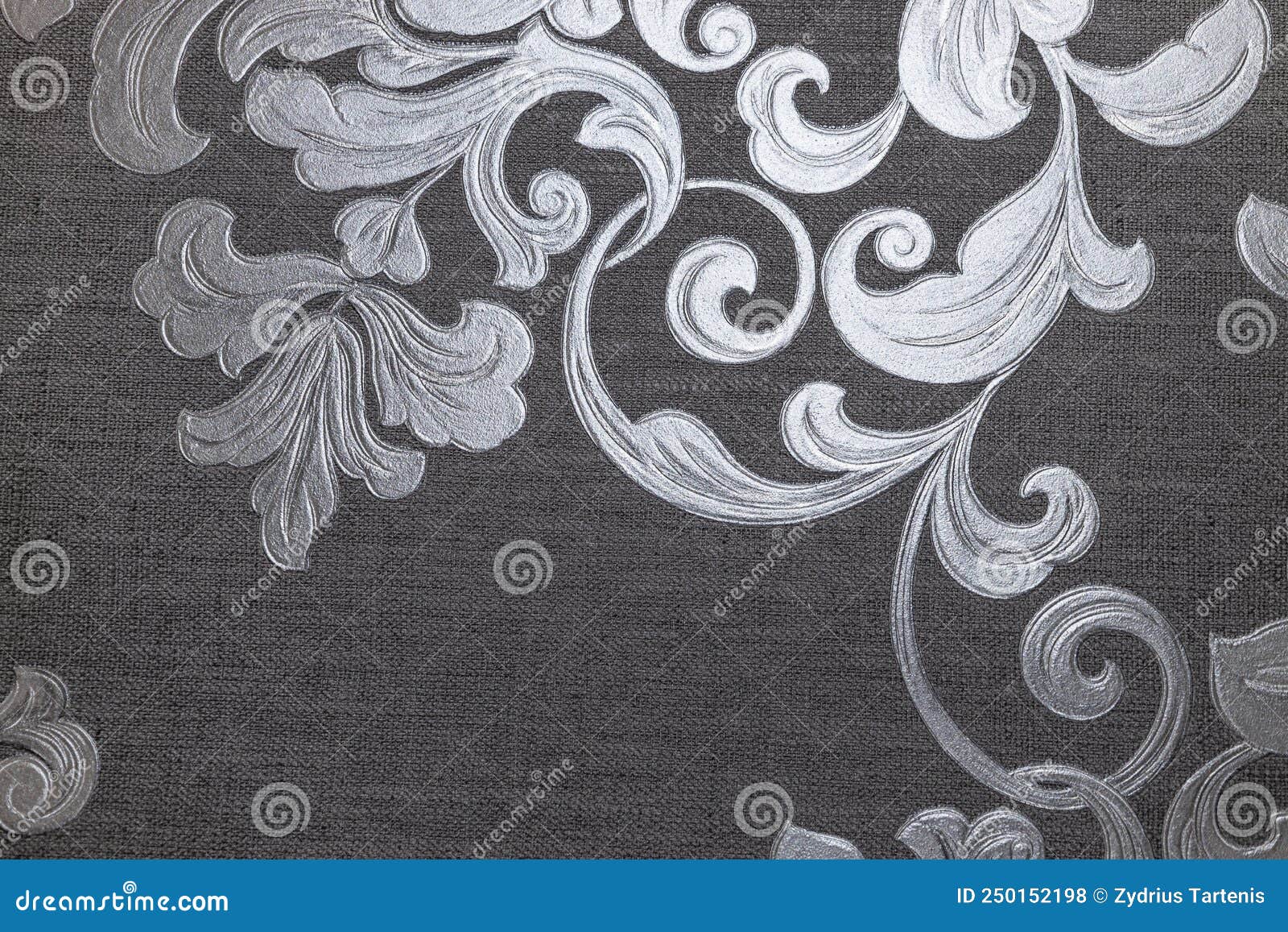 Fragment of Fabric Wallpaper Background. Modern Repeat Patterns and ...
