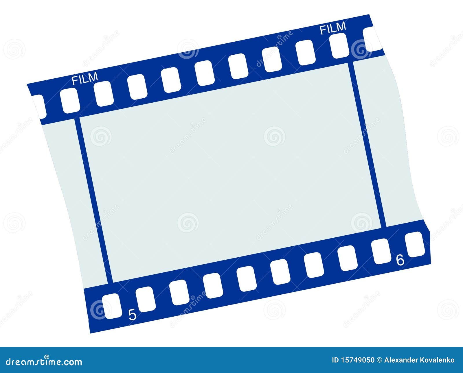 Fragment of film stock vector. Illustration of banner - 15749050