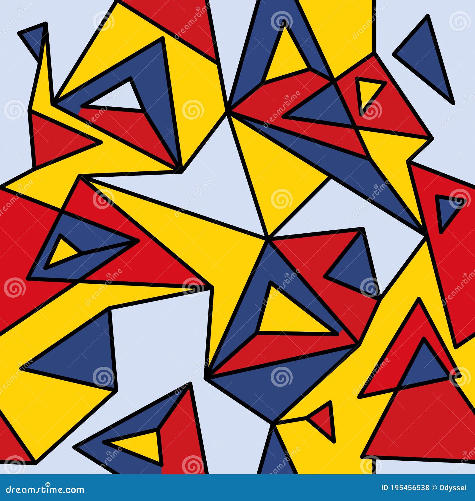 Fragment of Geometric Cubism, Abstract Seamless Pattern 1.1 Stock ...