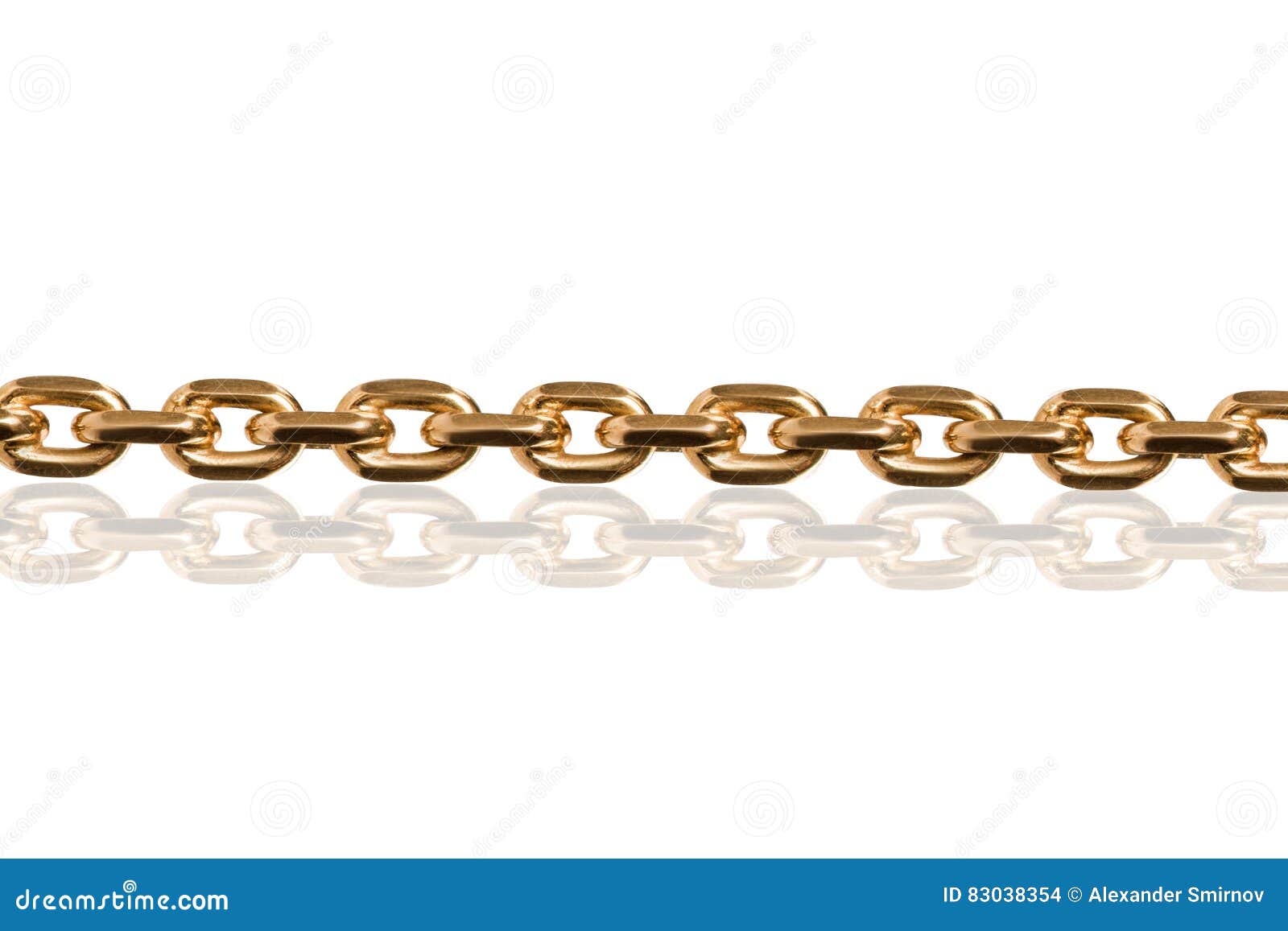 Fragment of a gold chain stock photo. Image of brass - 83038354