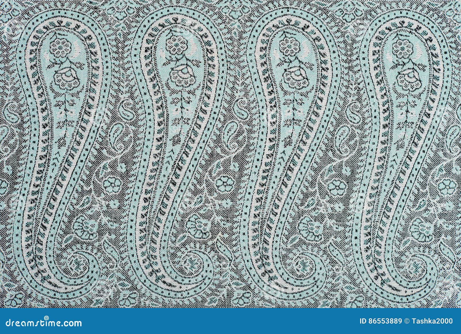 Fragment of Indian Pashmina Shawl Pattern Stock Image - Image of asian ...