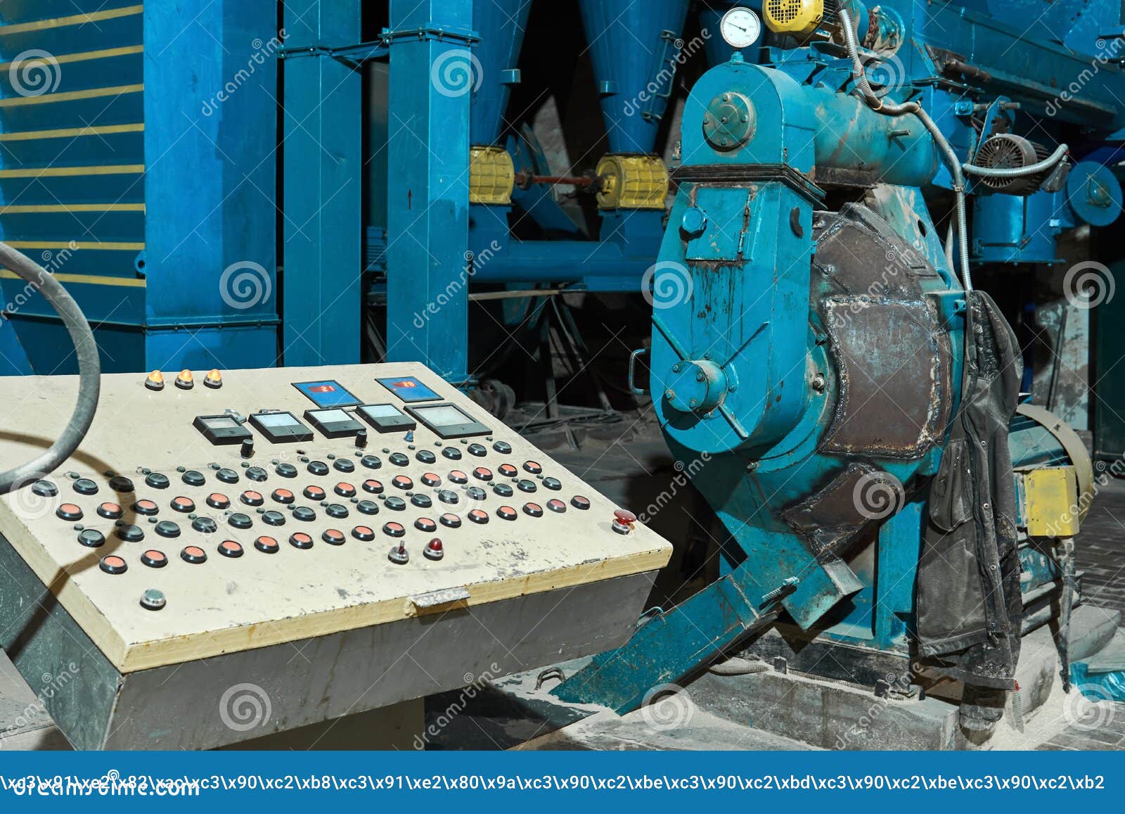Interior Of Old Factory Buildings Destroyed. Ruins Of Industrial ...