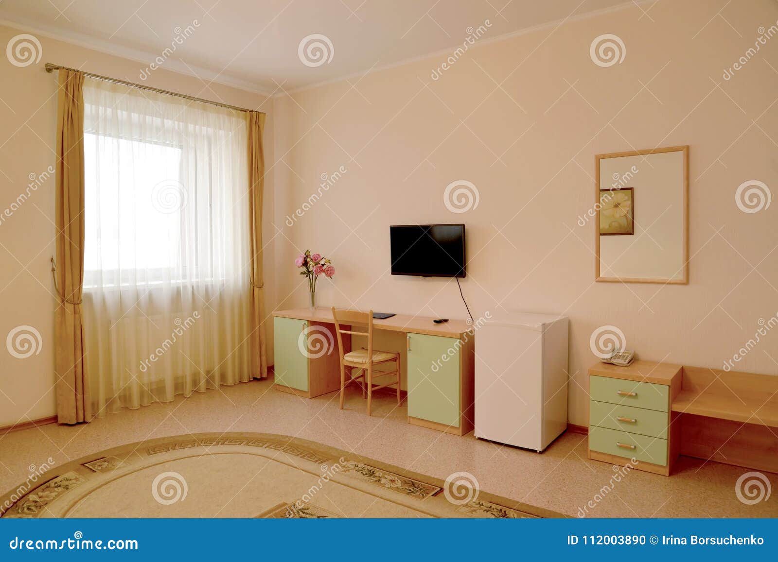 Fragment of an Interior of the Hotel Room House-keeper of a Class Stock ...