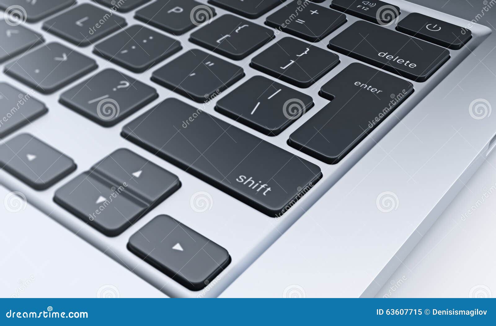 Fragment of Keyboard, Communication Stock Illustration - Illustration ...