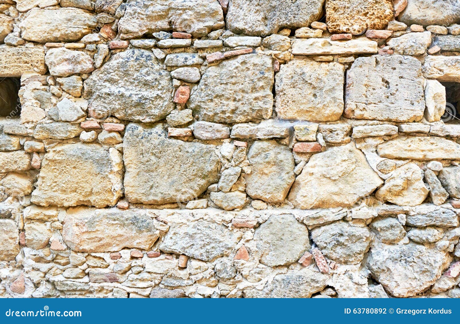 Fragment Of Medieval Stone Wall Royalty-Free Stock Image ...
