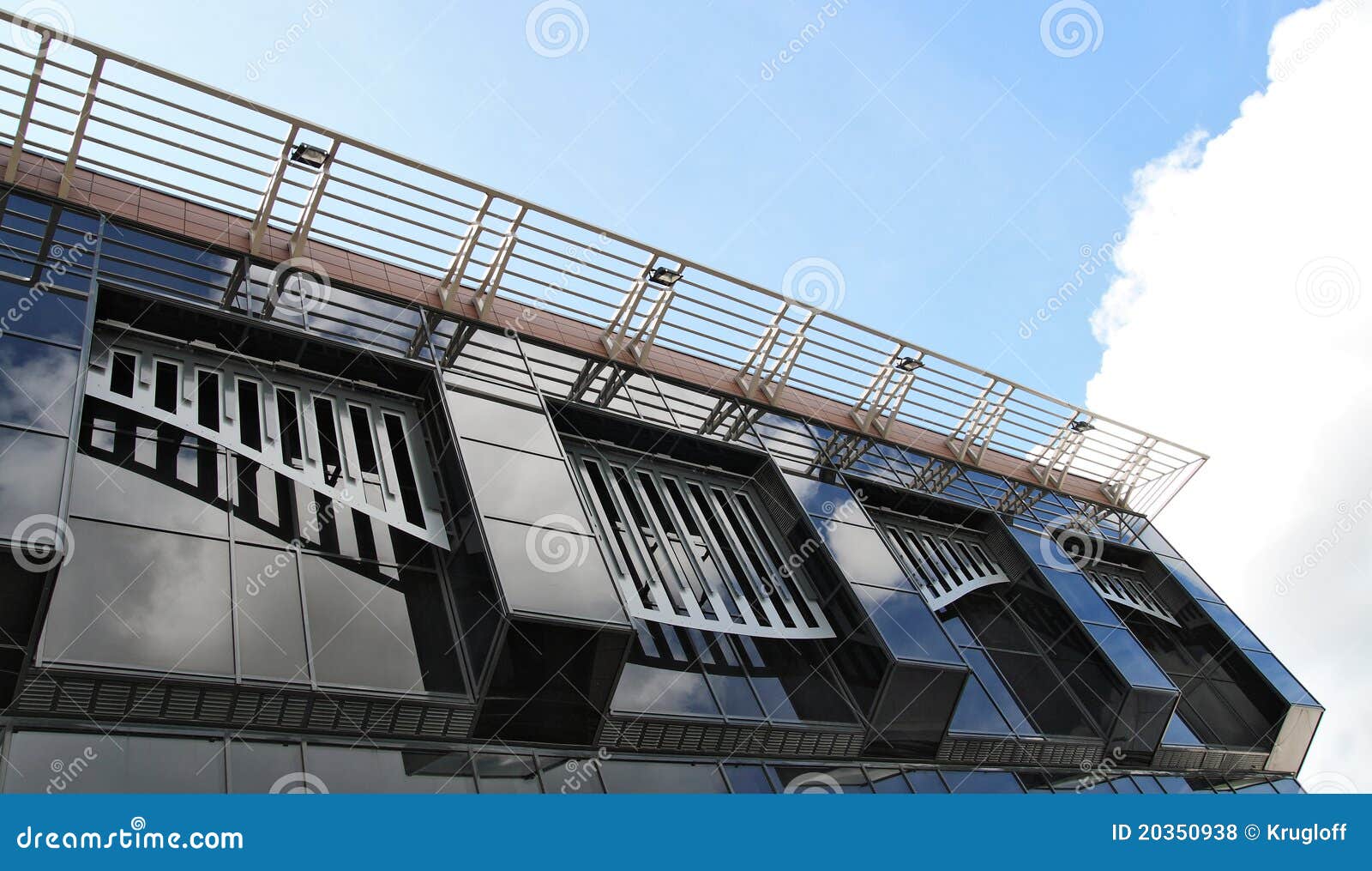 A Fragment of a Modern Building Stock Photo - Image of urban ...