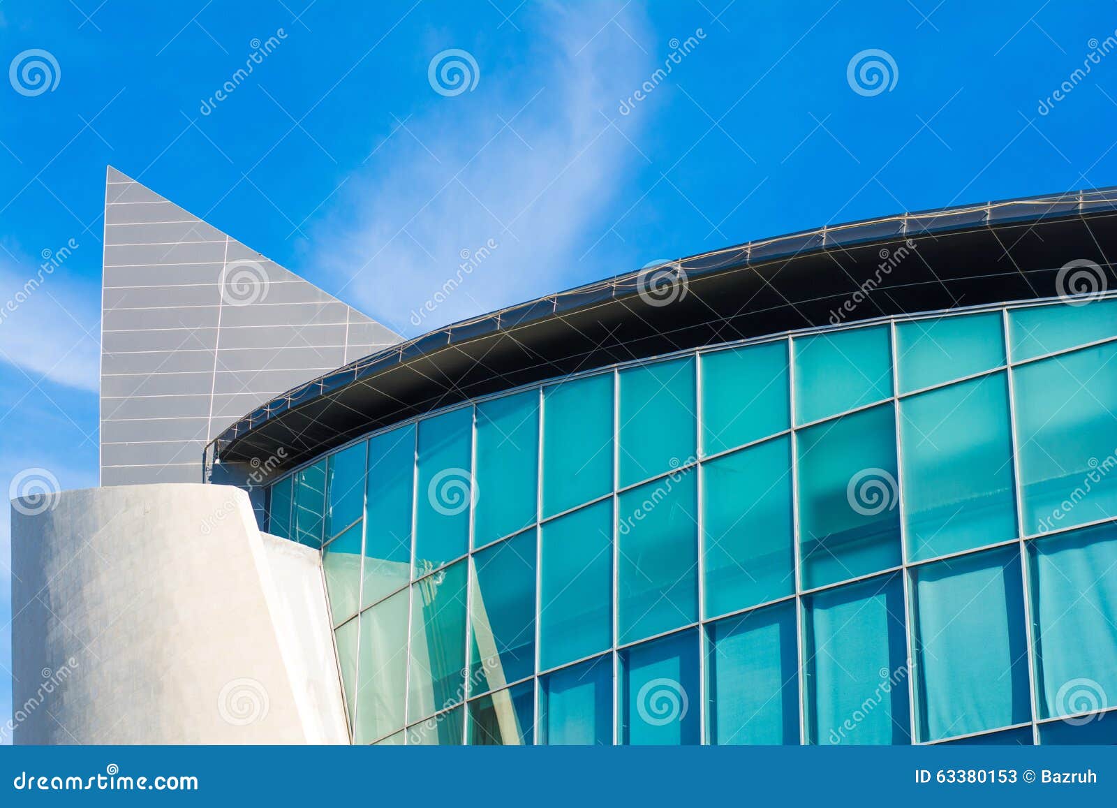 Fragment of Modern Building Stock Image - Image of high, diagonal: 63380153