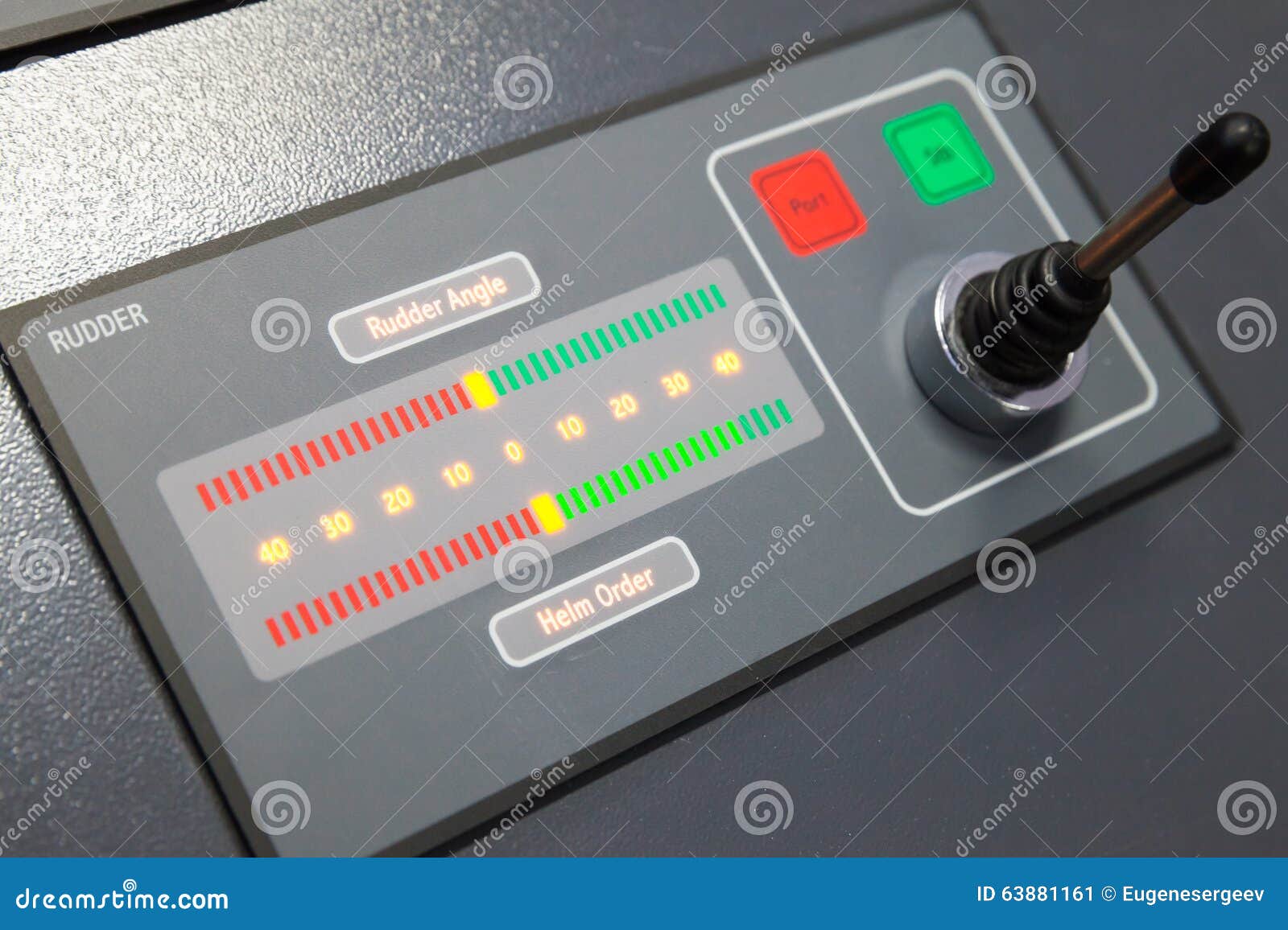 Fragment of Modern Tug Ship Control Panel Stock Image - Image of drive ...