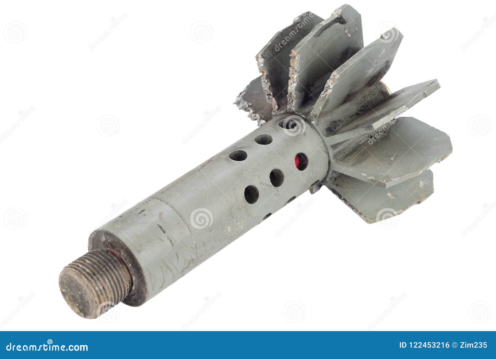 Fragment of mortar bomb stock photo. Image of dynamite - 122453216