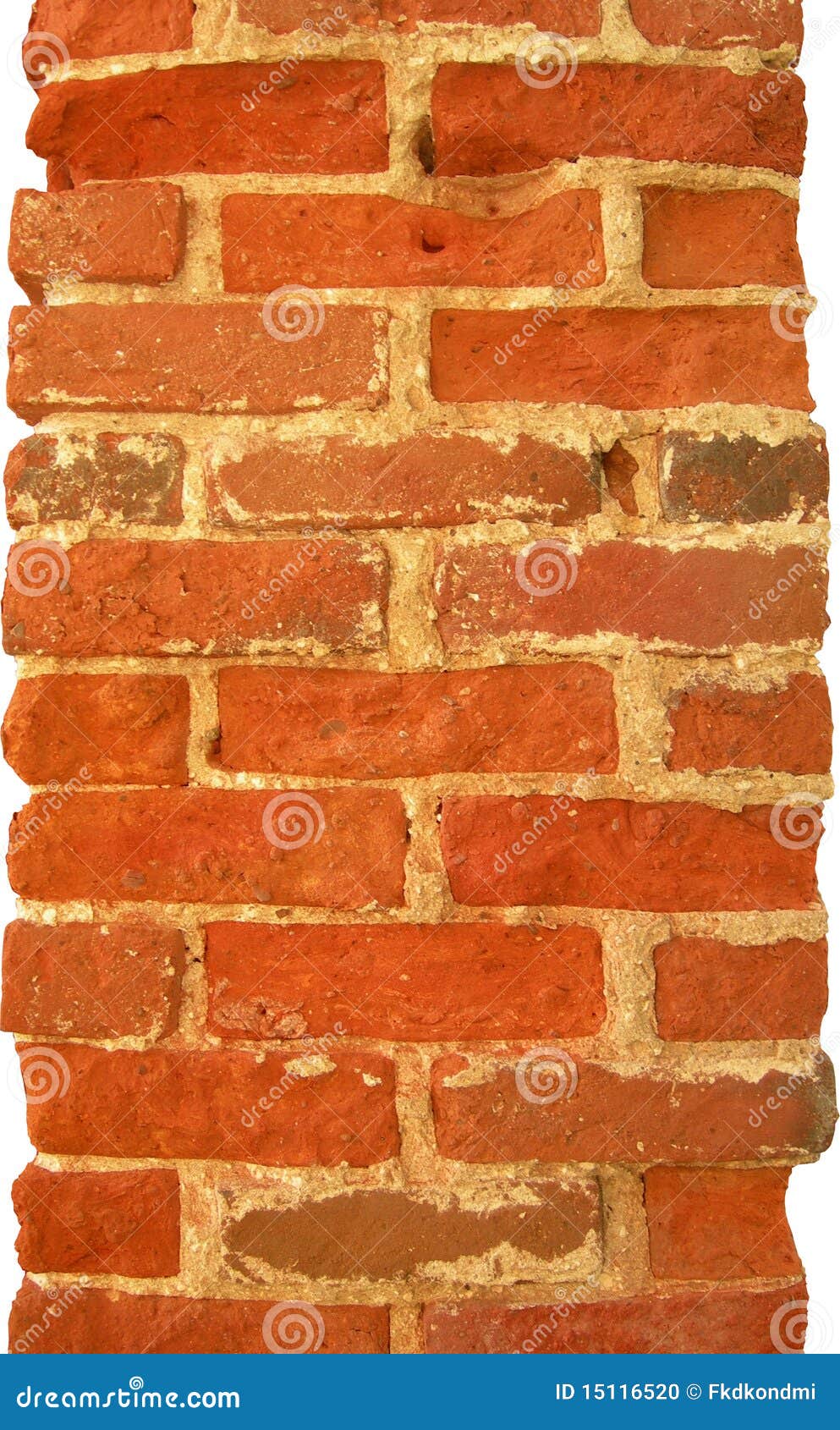 Fragment of Old Brick Columns. Stock Photo - Image of texture ...