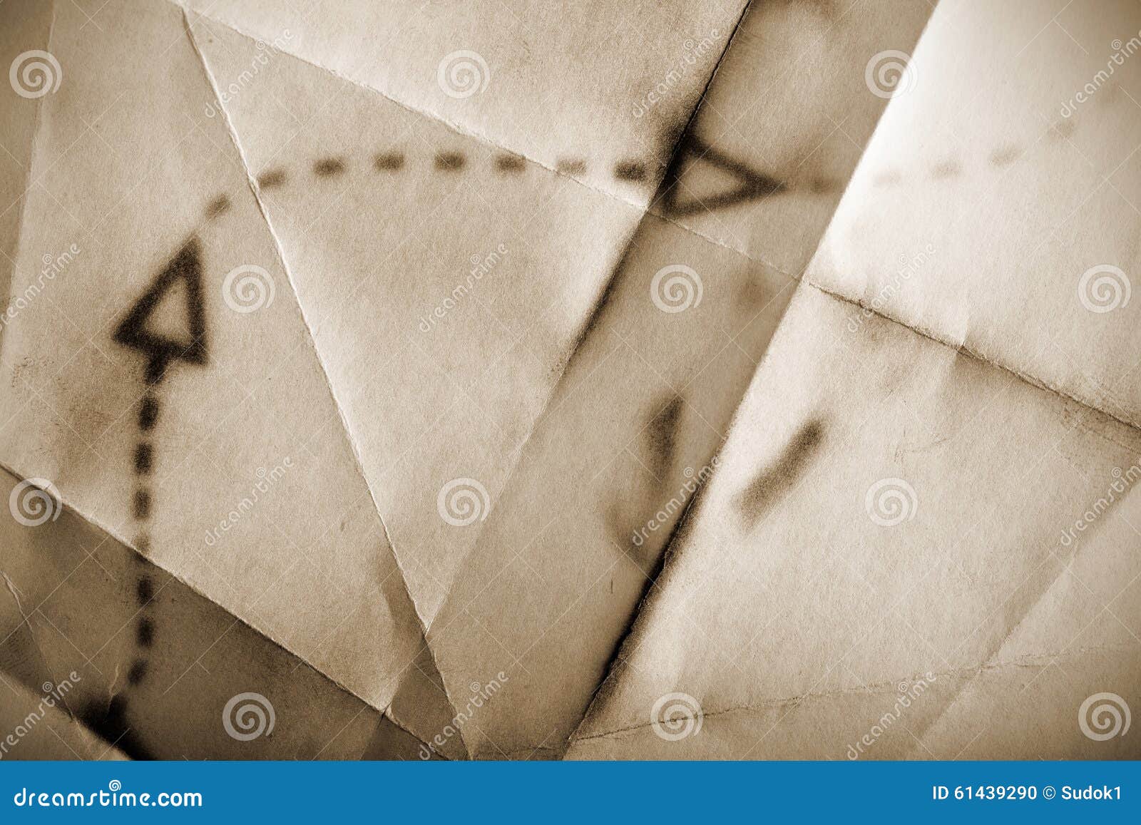 Fragment of an old map stock photo. Image of company - 61439290