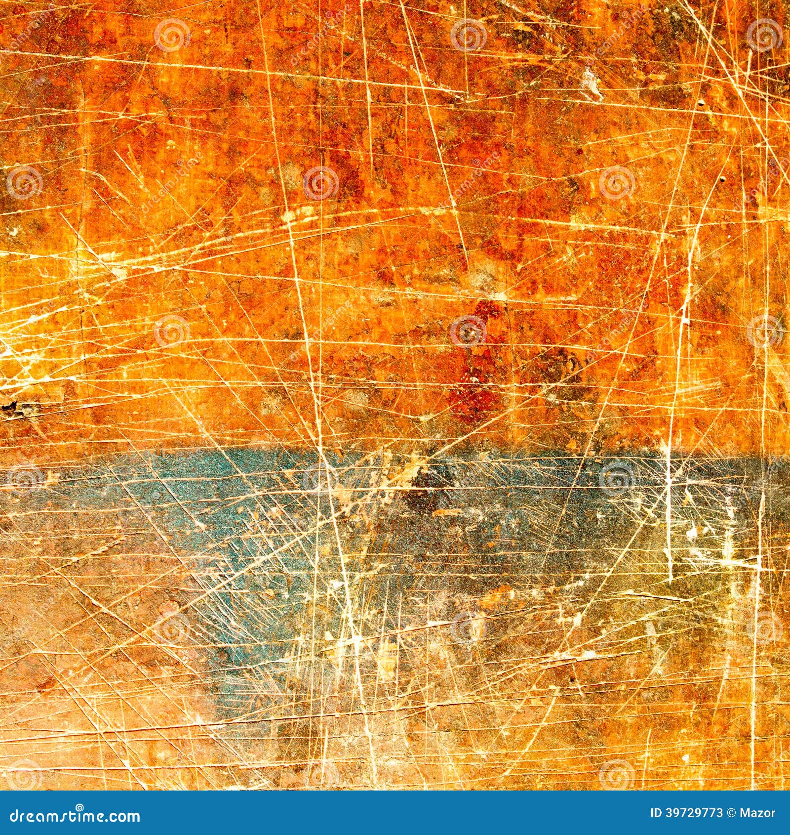 Fragment of Old Scratched Colorful Surface As Background Stock Image ...