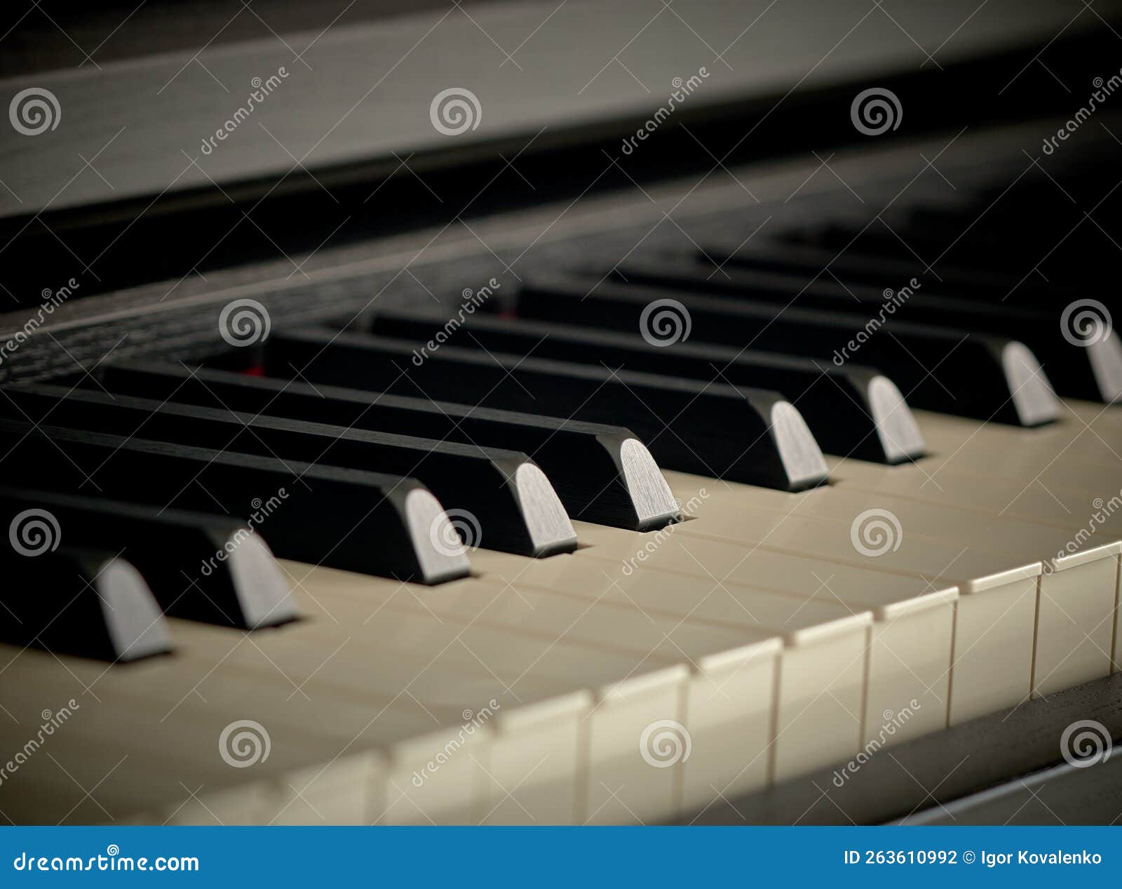 Fragment of Piano Keys, Classical Music Stock Photo - Image of collage ...