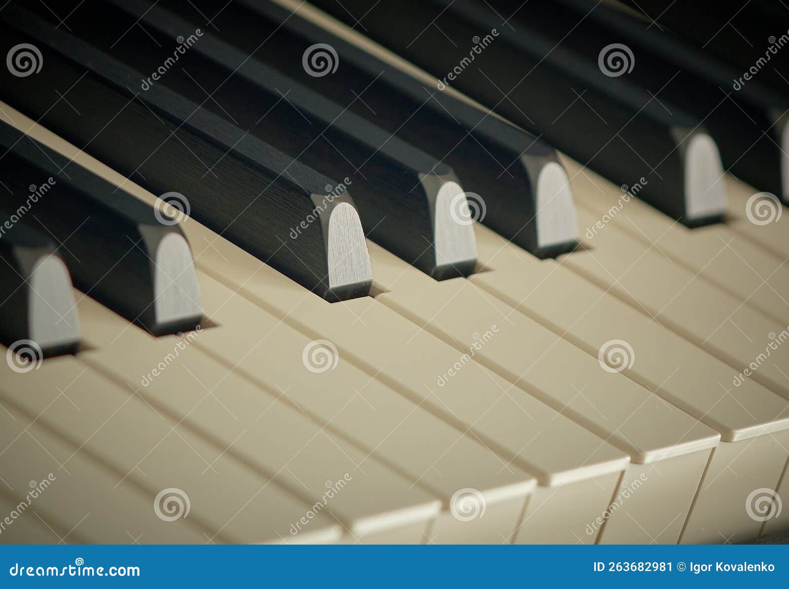 Fragment of Piano Keys, Classical Music Stock Image - Image of artistic ...