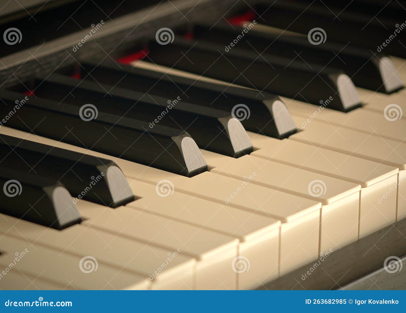 Fragment of Piano Keys, Classical Music Stock Image - Image of closeup ...