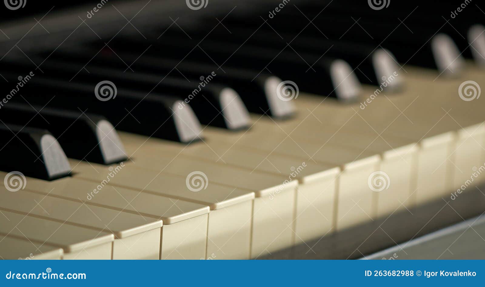 Fragment of Piano Keys, Classical Music Stock Photo - Image of beach ...