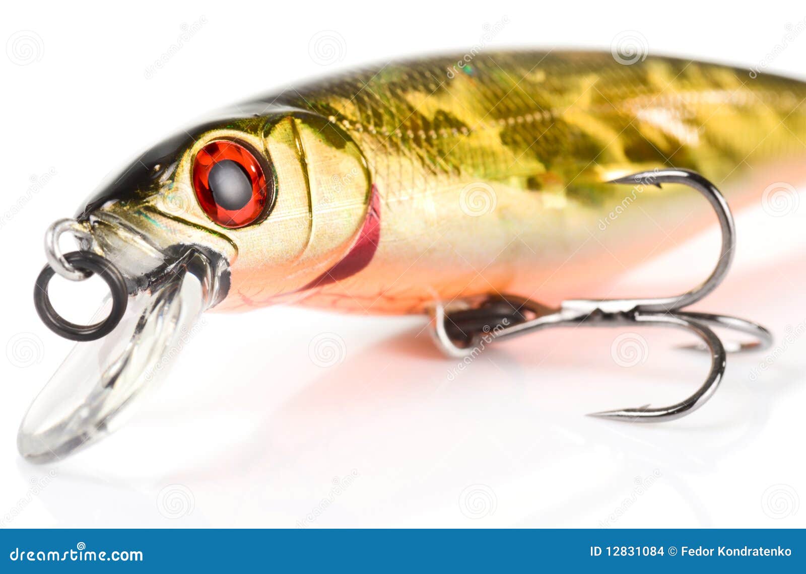 Fragment of Plastic Fishing Lure Stock Photo - Image of fishing, bronze ...