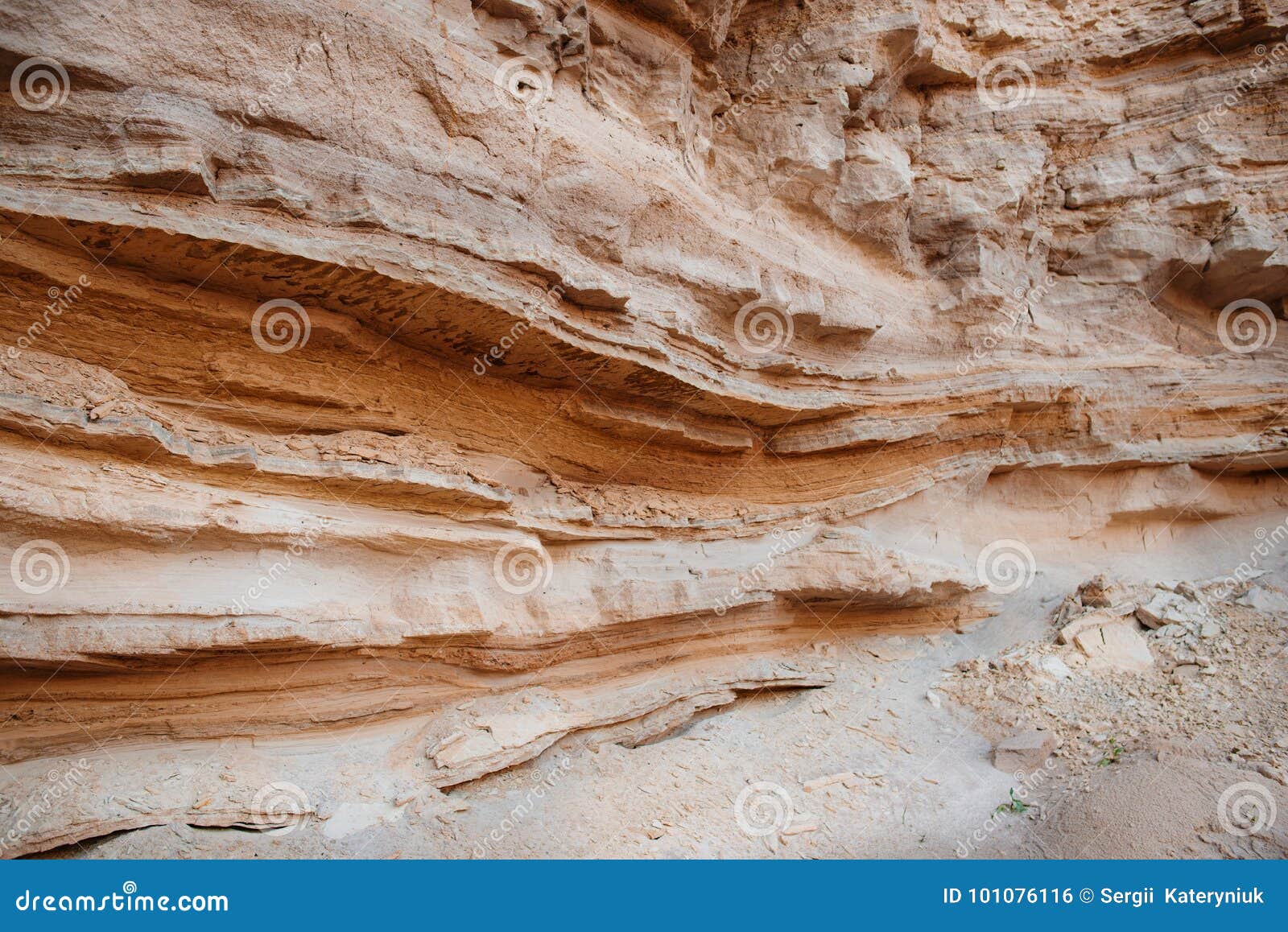 A Fragment of the Rock in the Desert Stock Photo - Image of cliff ...