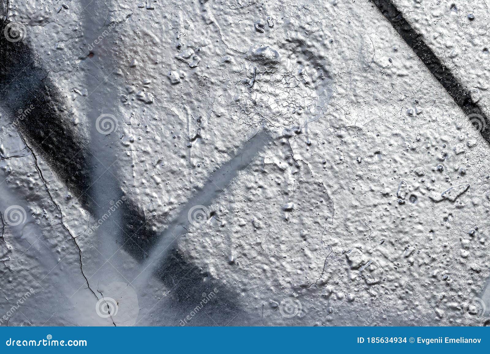 Fragment of Silver Graffiti Painted on a Wall Stock Photo - Image of ...