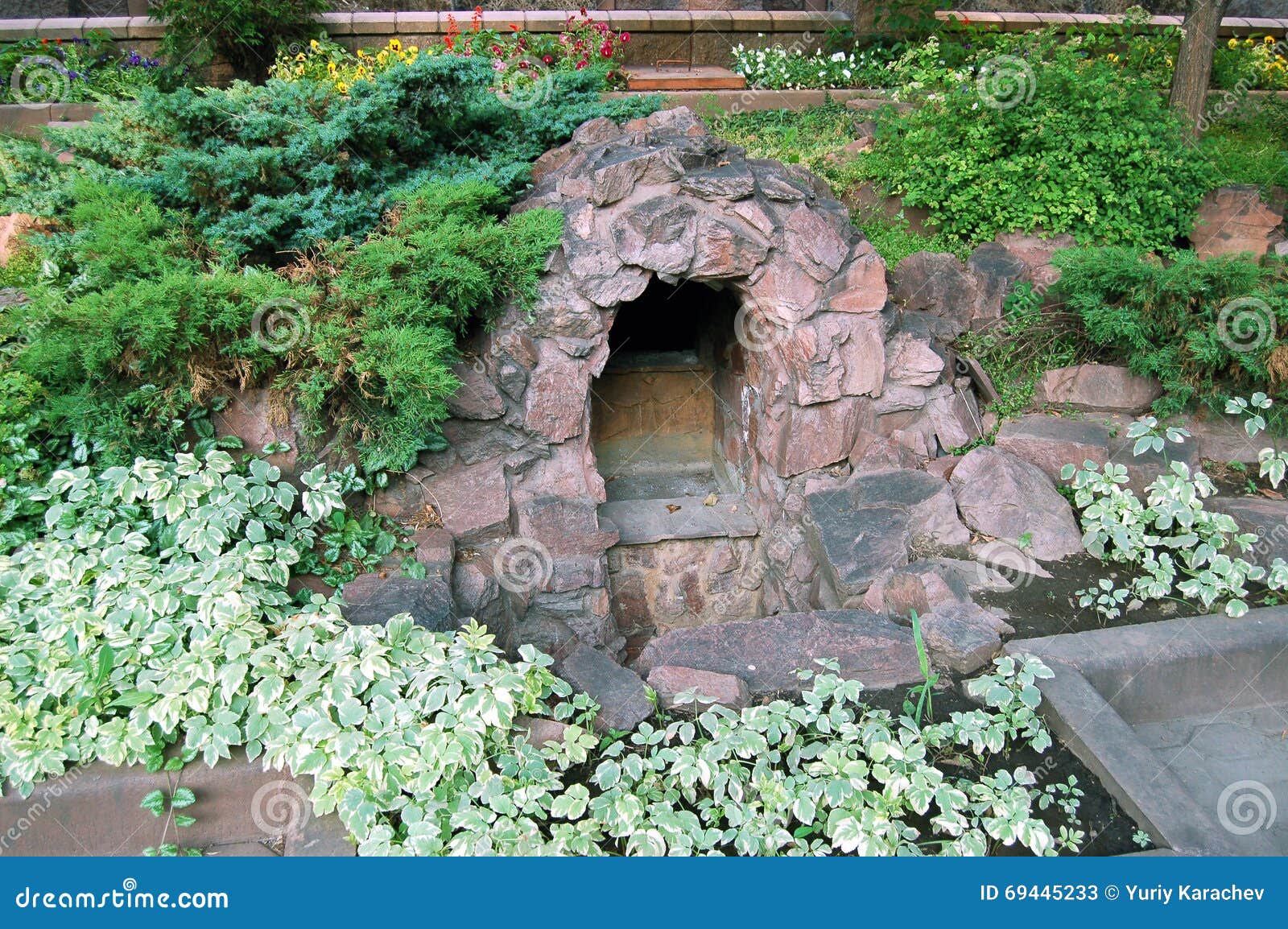 Fragment of Small Architectural Forms and Park Design. Aryk Stock Image ...