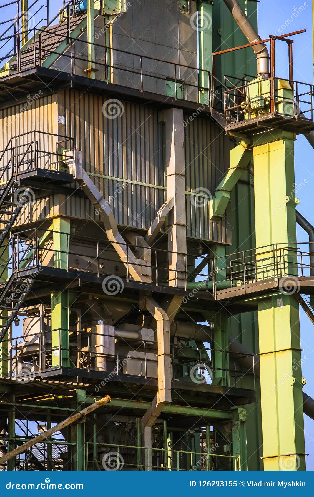 Fragment of a Technical Structure Stock Image - Image of cracking ...