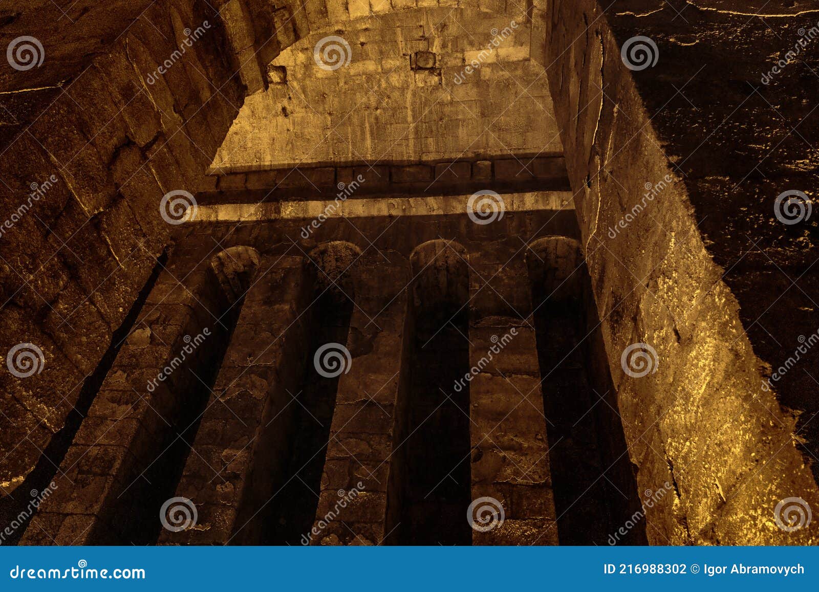 The Underground Cistern Basilica Sunken Yerebatan Sarayi Is The Largest ...