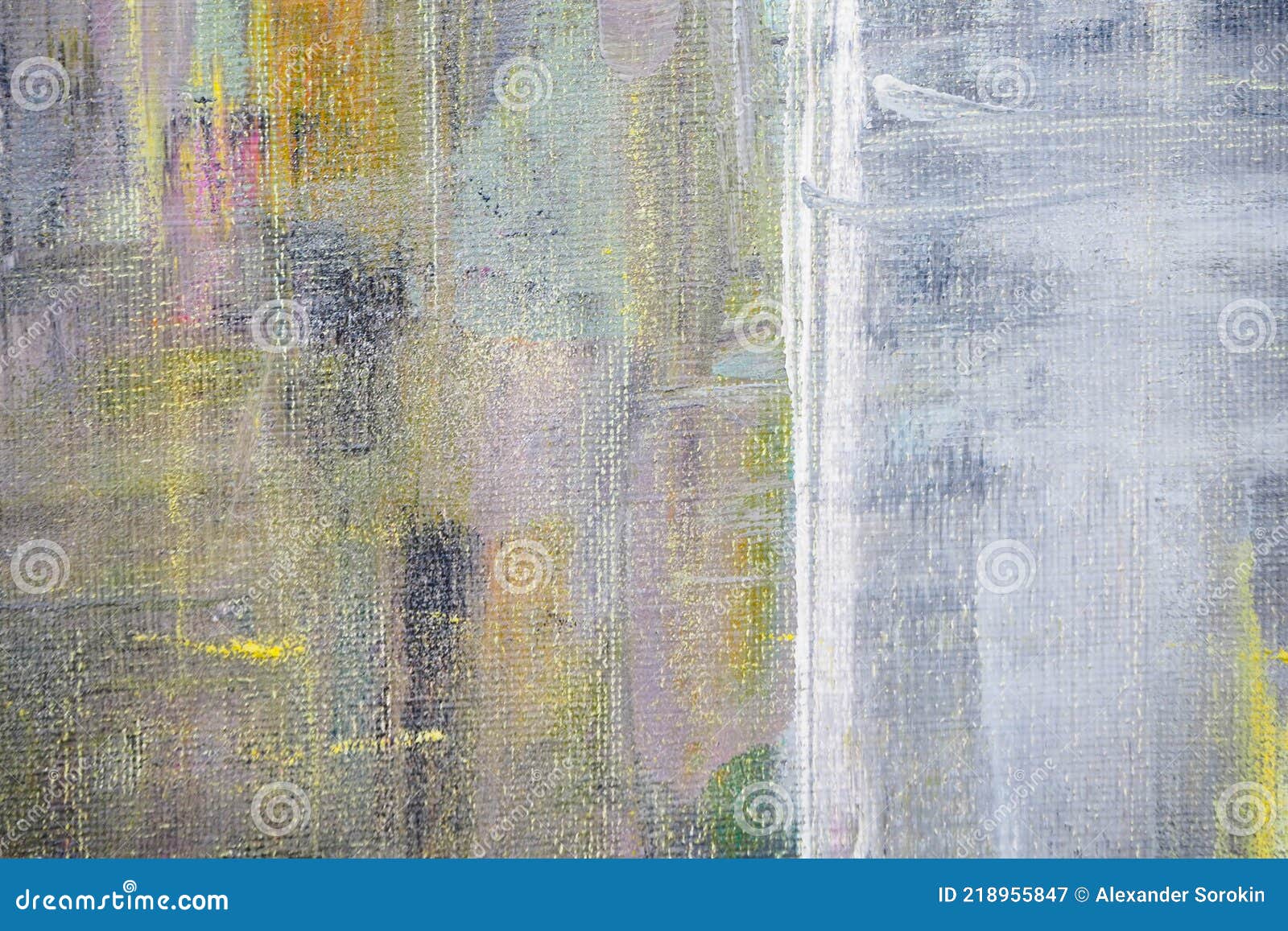Fragment of a Surface with Random Strokes of Bright Paint Stock Image ...