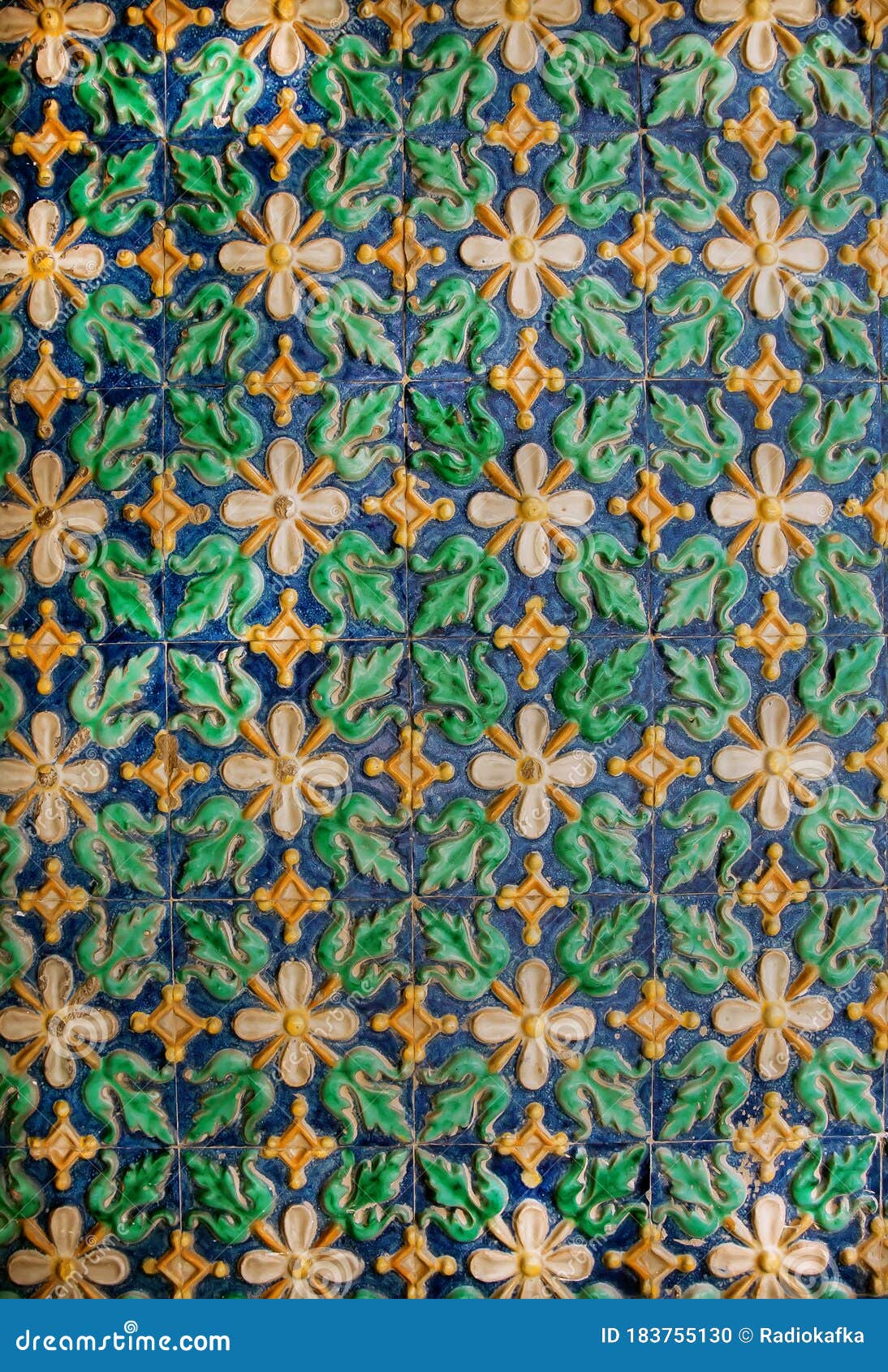 Fragment Of Traditional Iranian Architecture And Iran`s National Flag ...