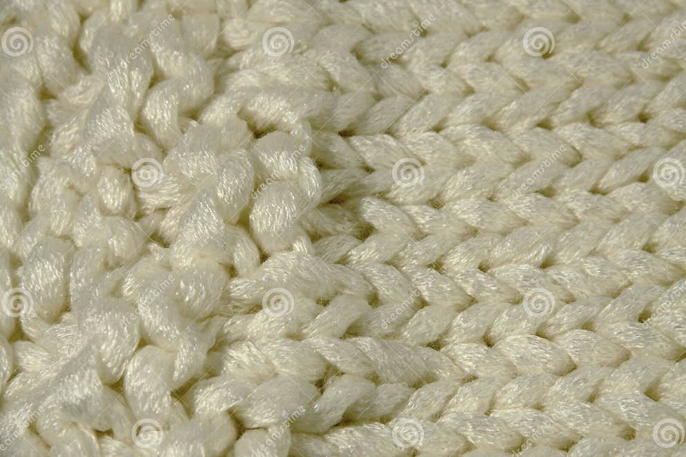 Thick Wool Texture in White Color Stock Photo - Image of fragment ...