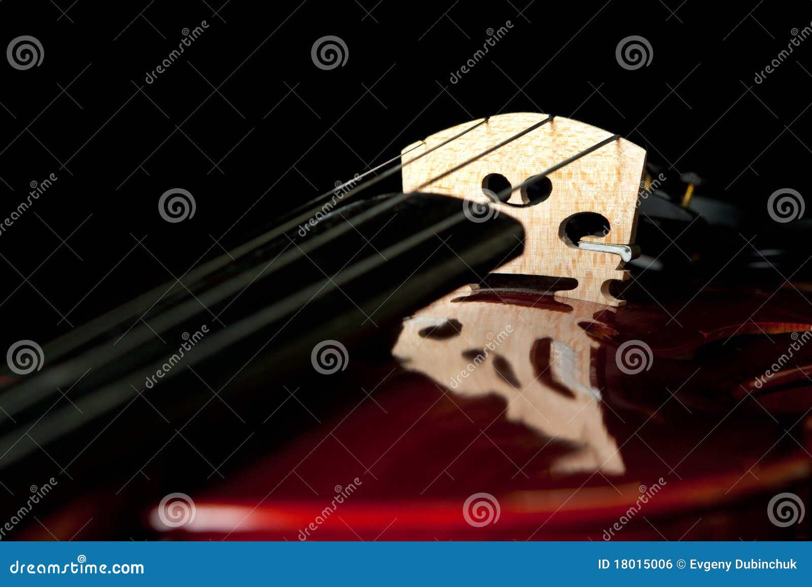 Fragment of Violin with Weird Reflection Stock Photo - Image of concert ...