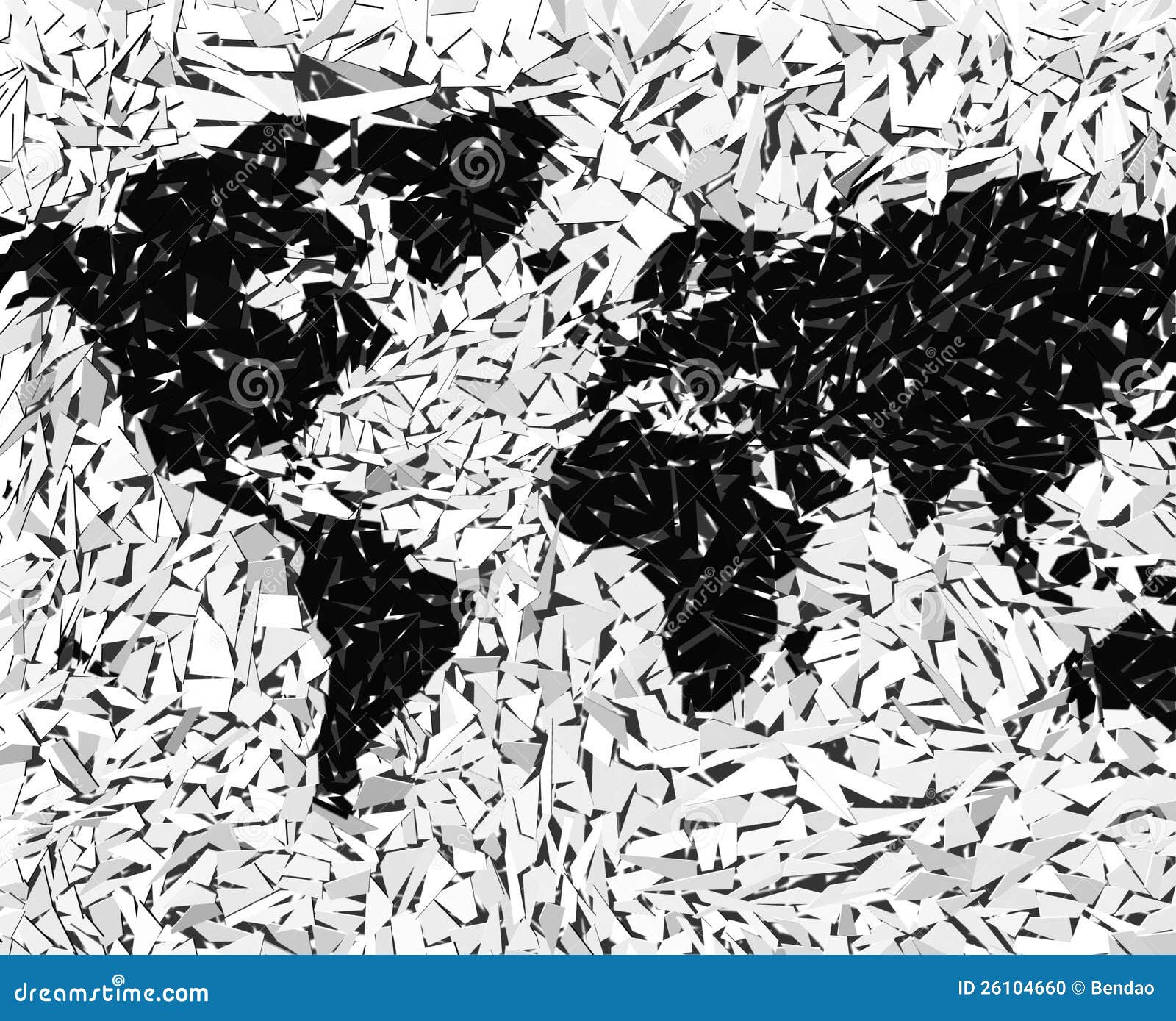 The fragmentary map stock illustration. Illustration of abundant - 26104660