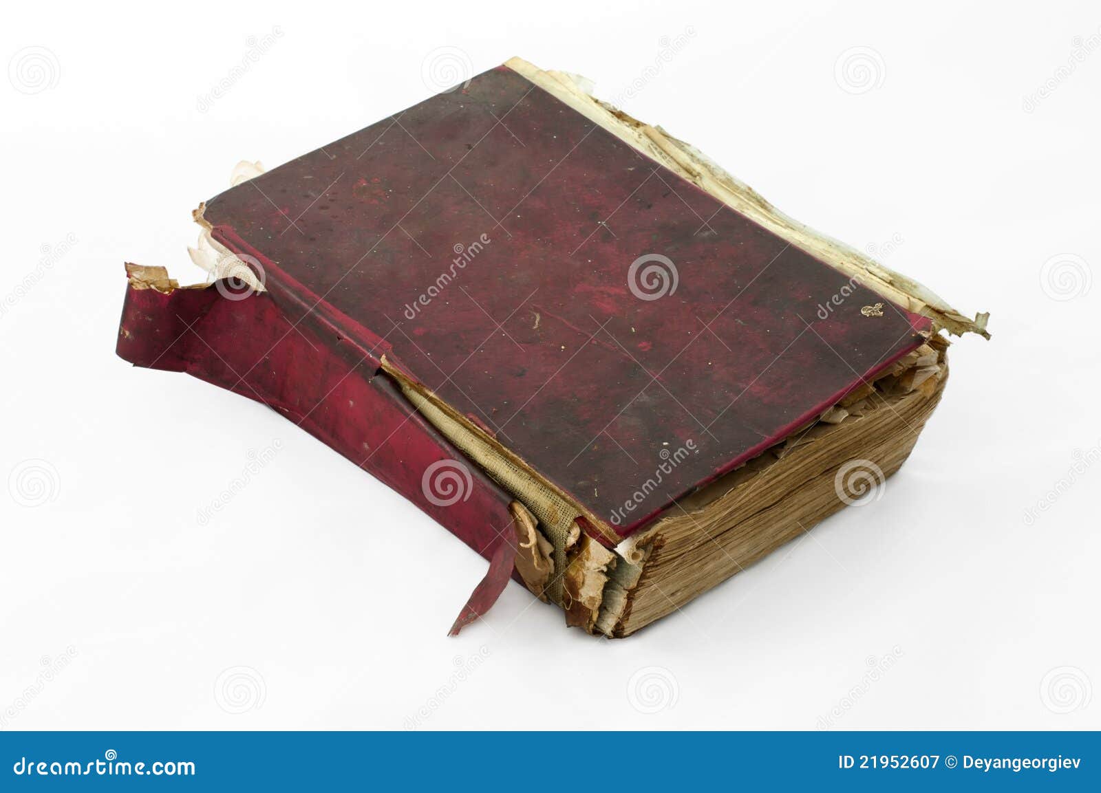 Fragmented old worn book stock image. Image of leather - 21952607