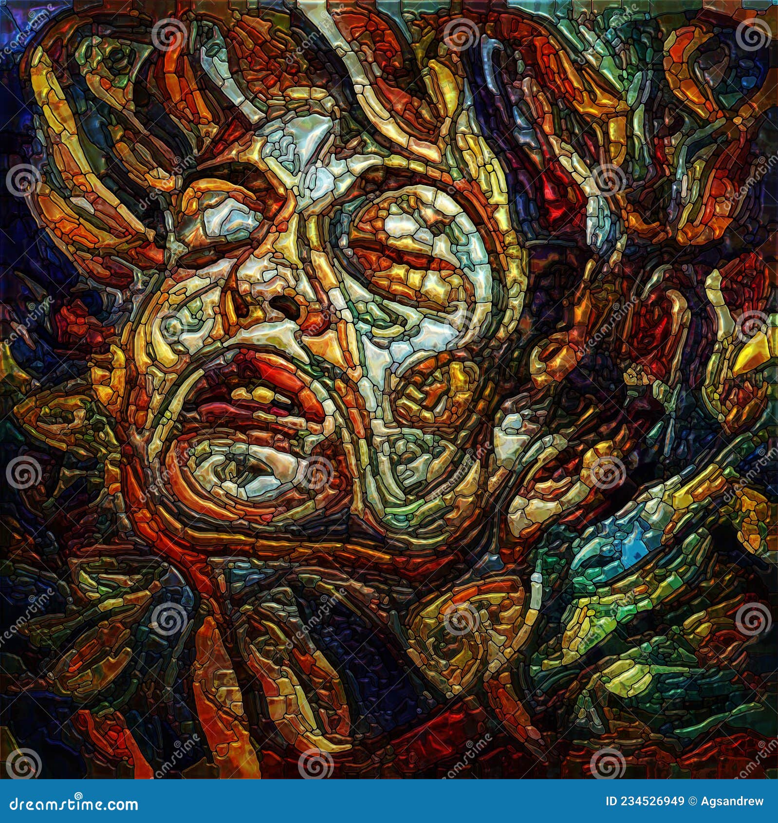 Fragmented Unity stock illustration. Illustration of inspiration ...