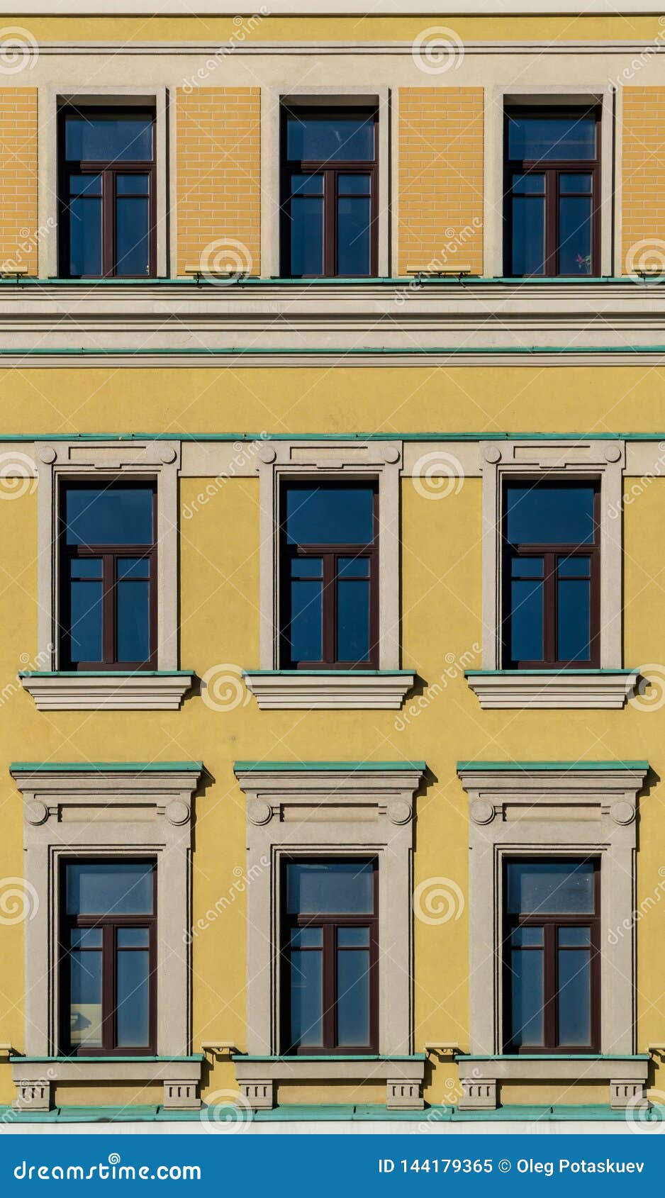 Fragments of Building Facades Stock Image - Image of geometry, facade ...
