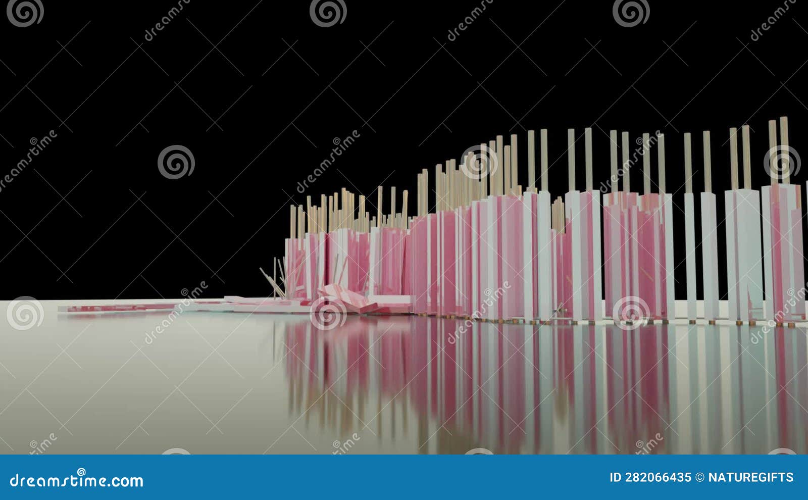 Fragments and Pieces Falling 3D Stock Video - Video of concept, destroy ...