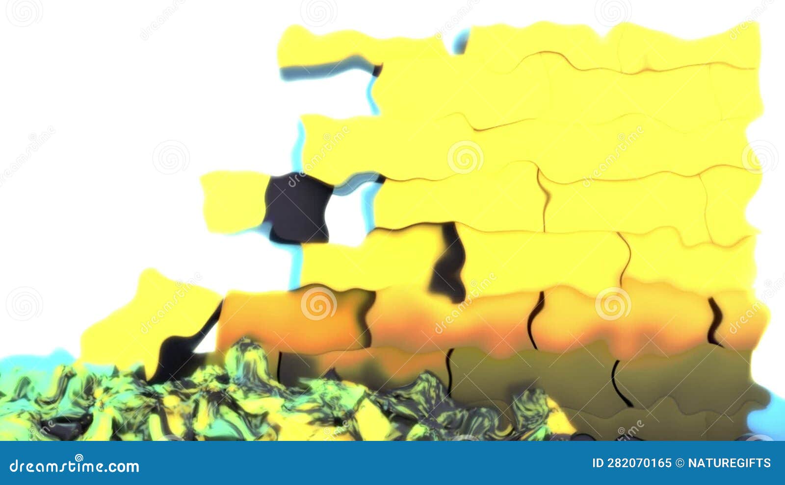 Fragments and Pieces Falling 3D Stock Video - Video of graphic, brick ...