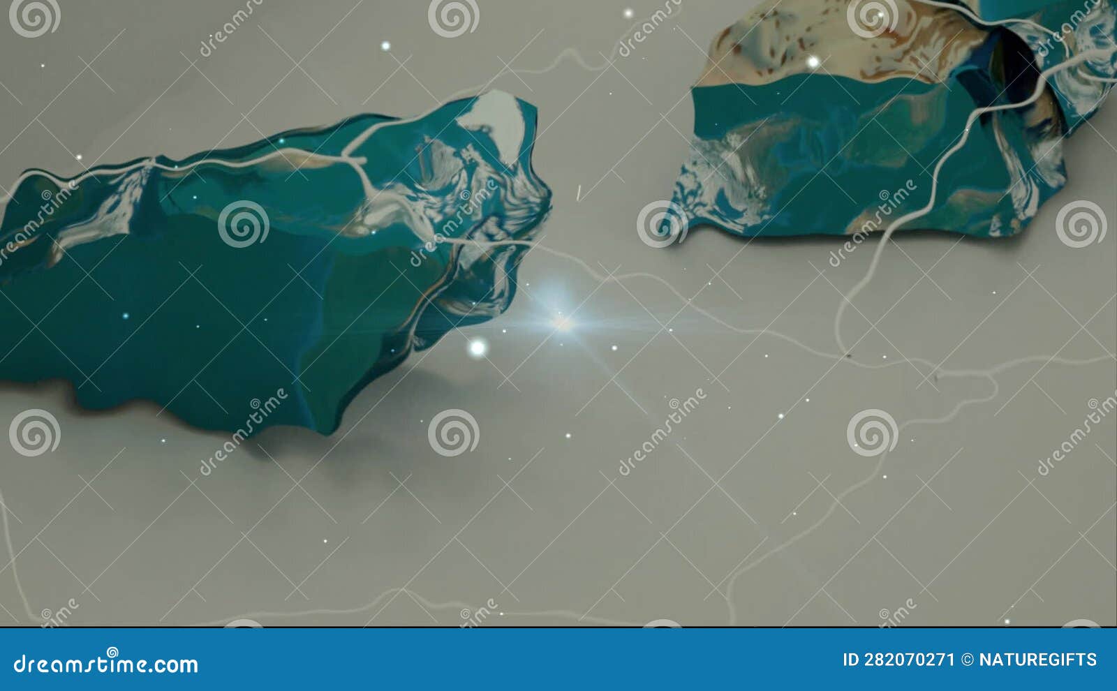 Fragments and Pieces Falling 3D Stock Video - Video of glow ...