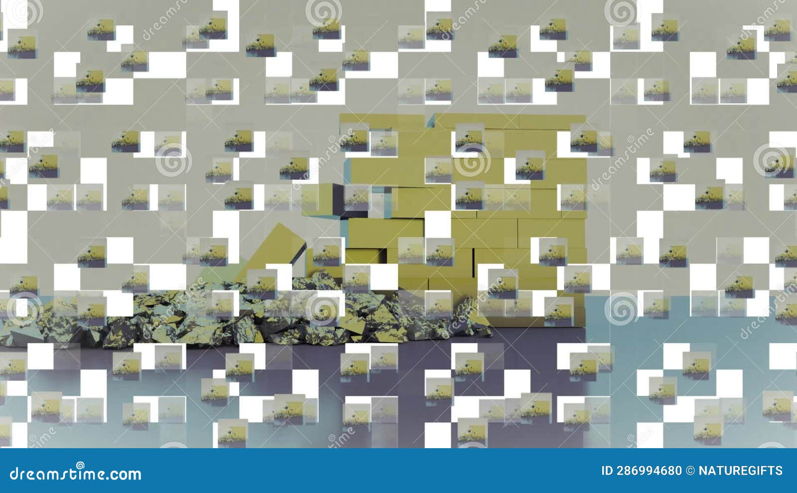 Fragments and Pieces Falling 3D Stock Footage - Video of fragments ...