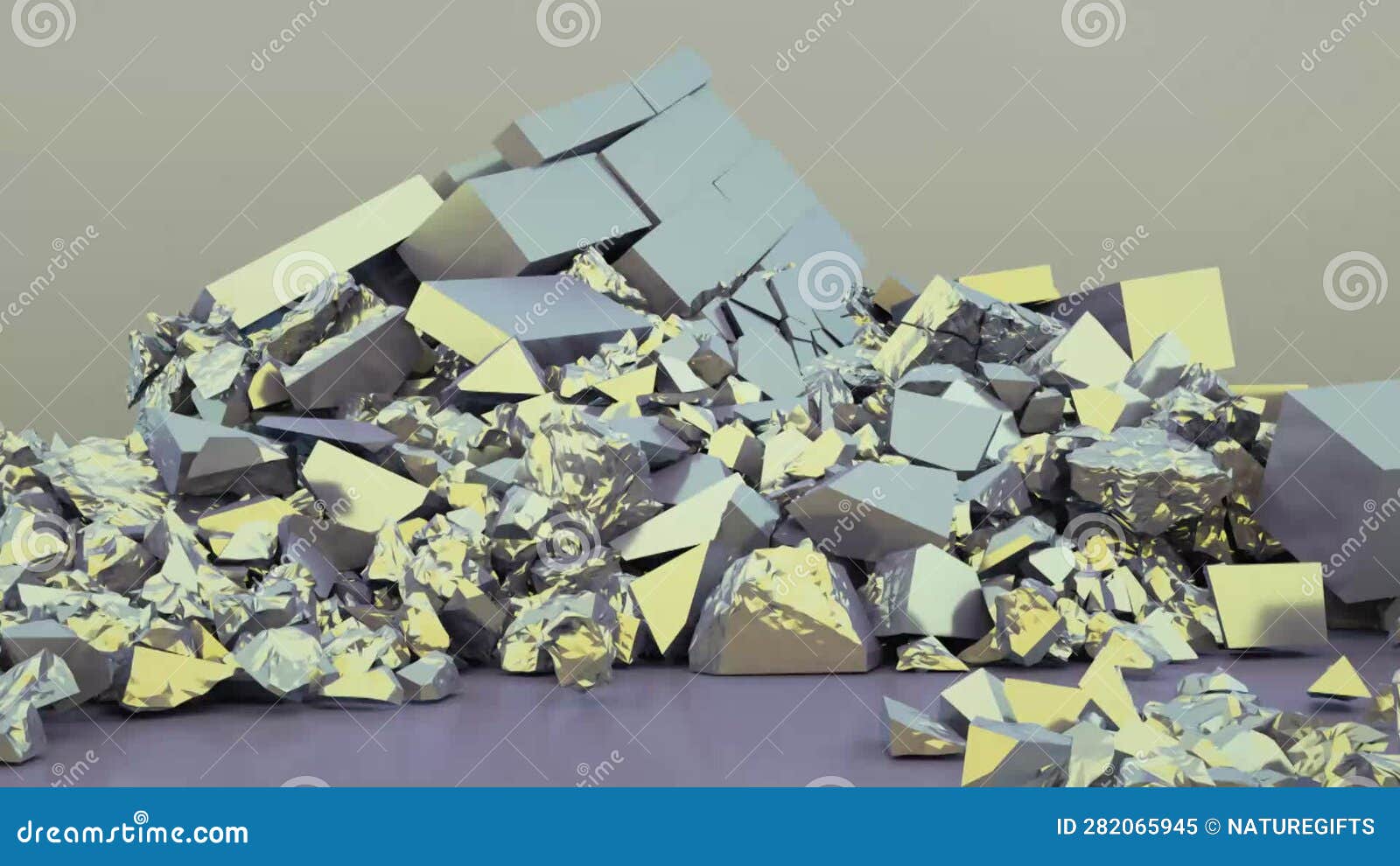 Fragments and Pieces Falling 3D Stock Video - Video of concept ...