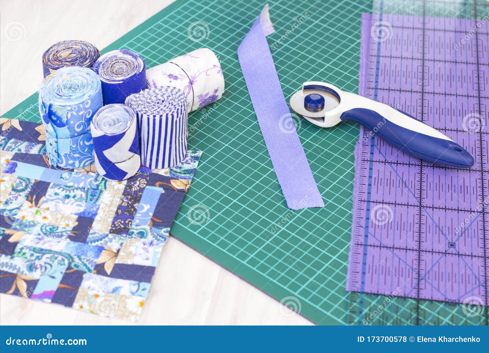 Fragments of a Quilt, Accessories for Patchwork. Mat Mat for Patchwork ...