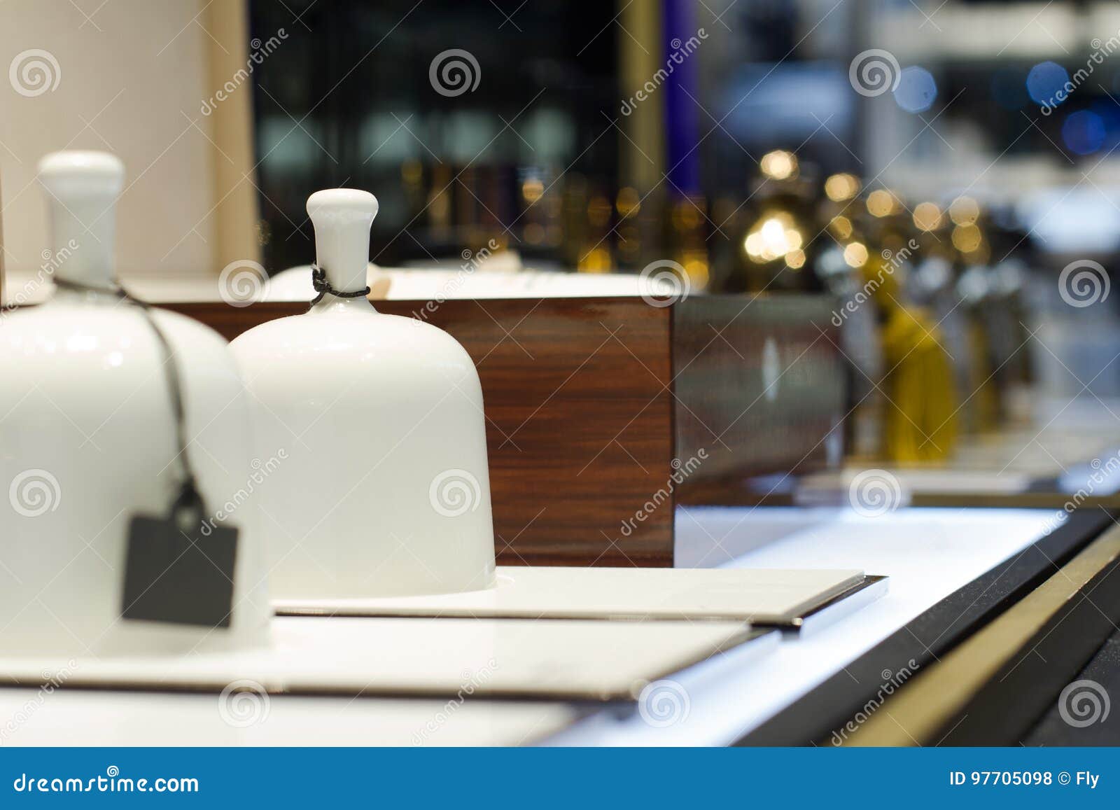 Fragrance Bells in Perfume Store Stock Photo - Image of classic ...