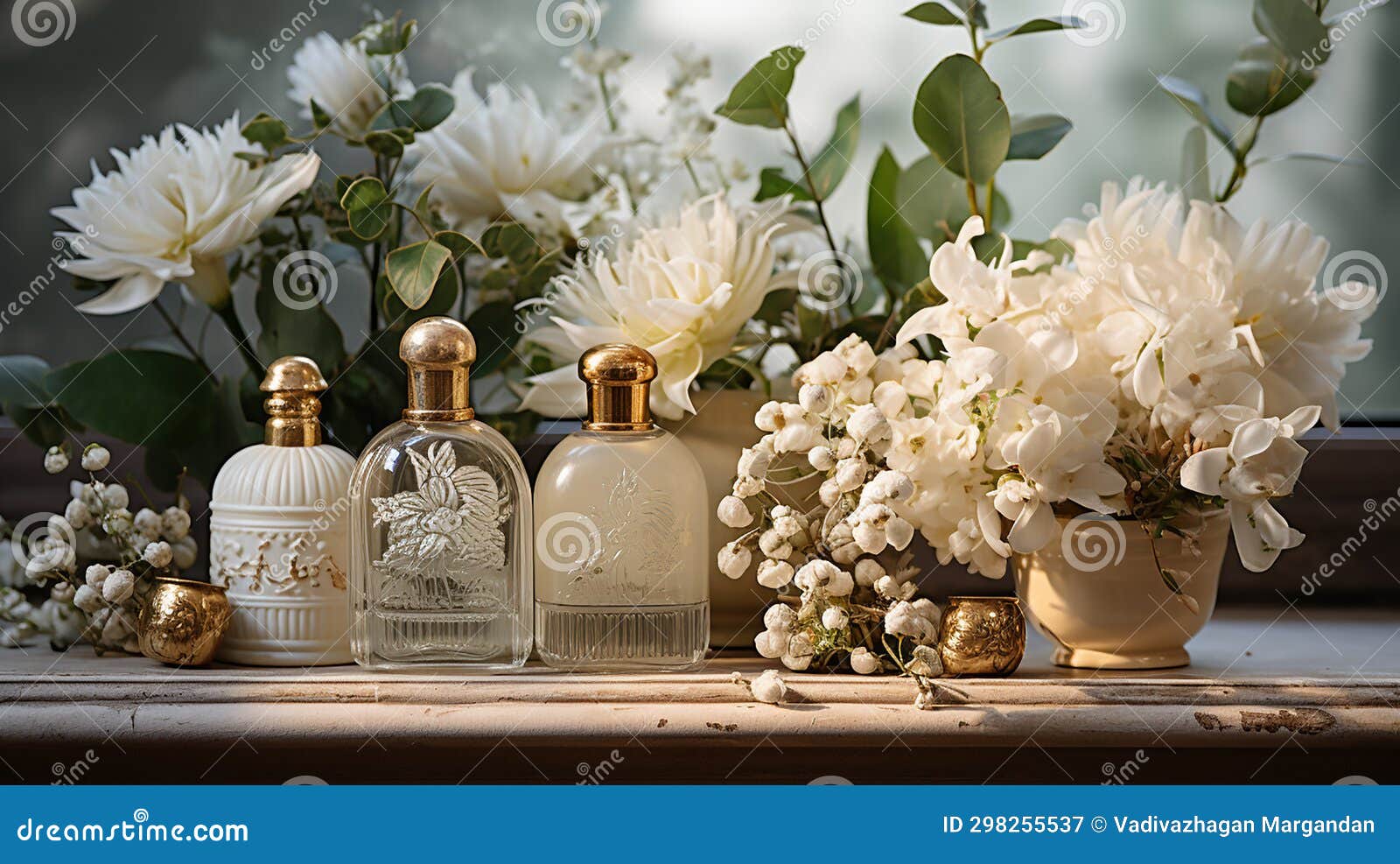 Fragrance Bottles Stock Image | CartoonDealer.com #298255555