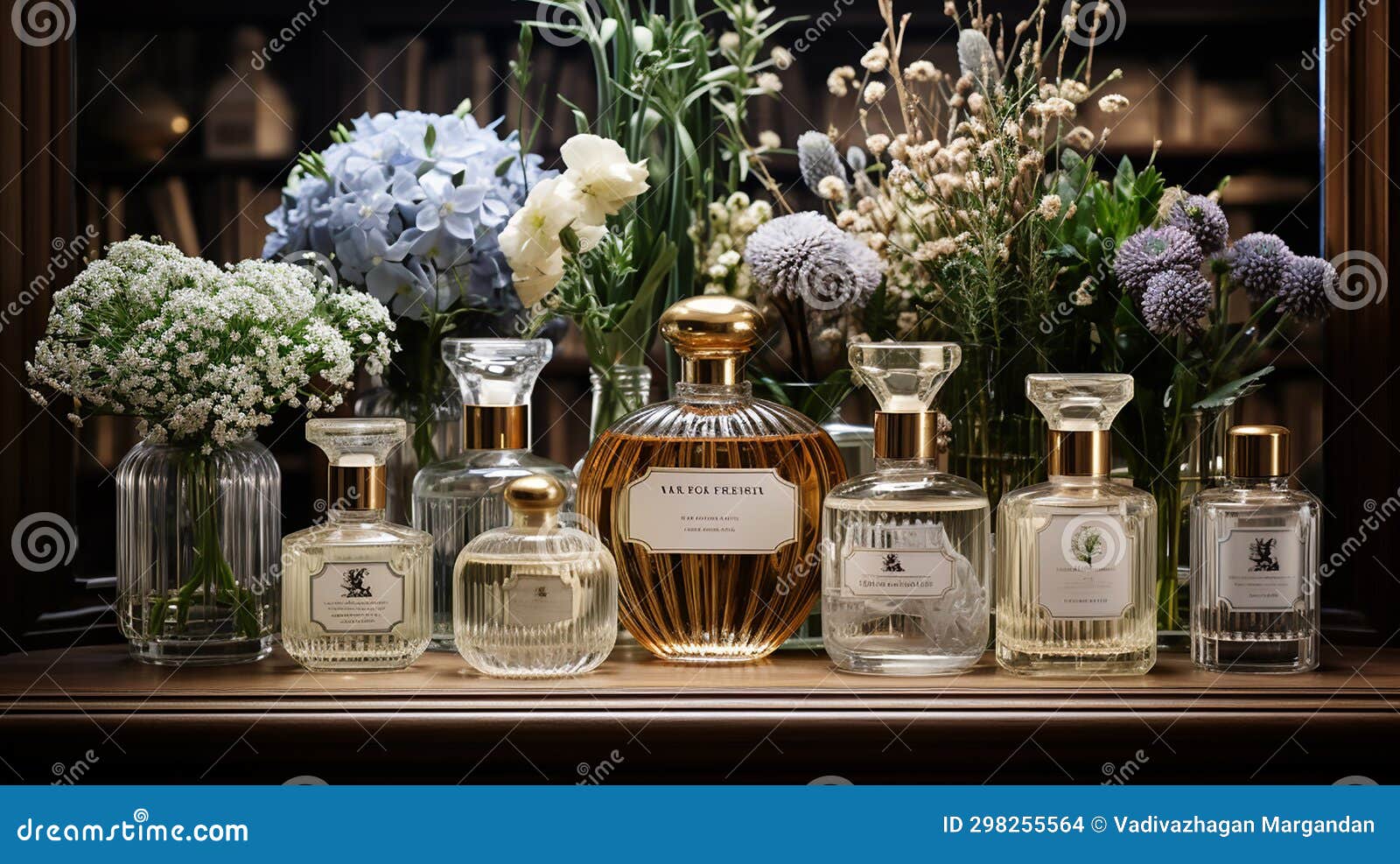 Fragrance Bottles Stock Image | CartoonDealer.com #298255555
