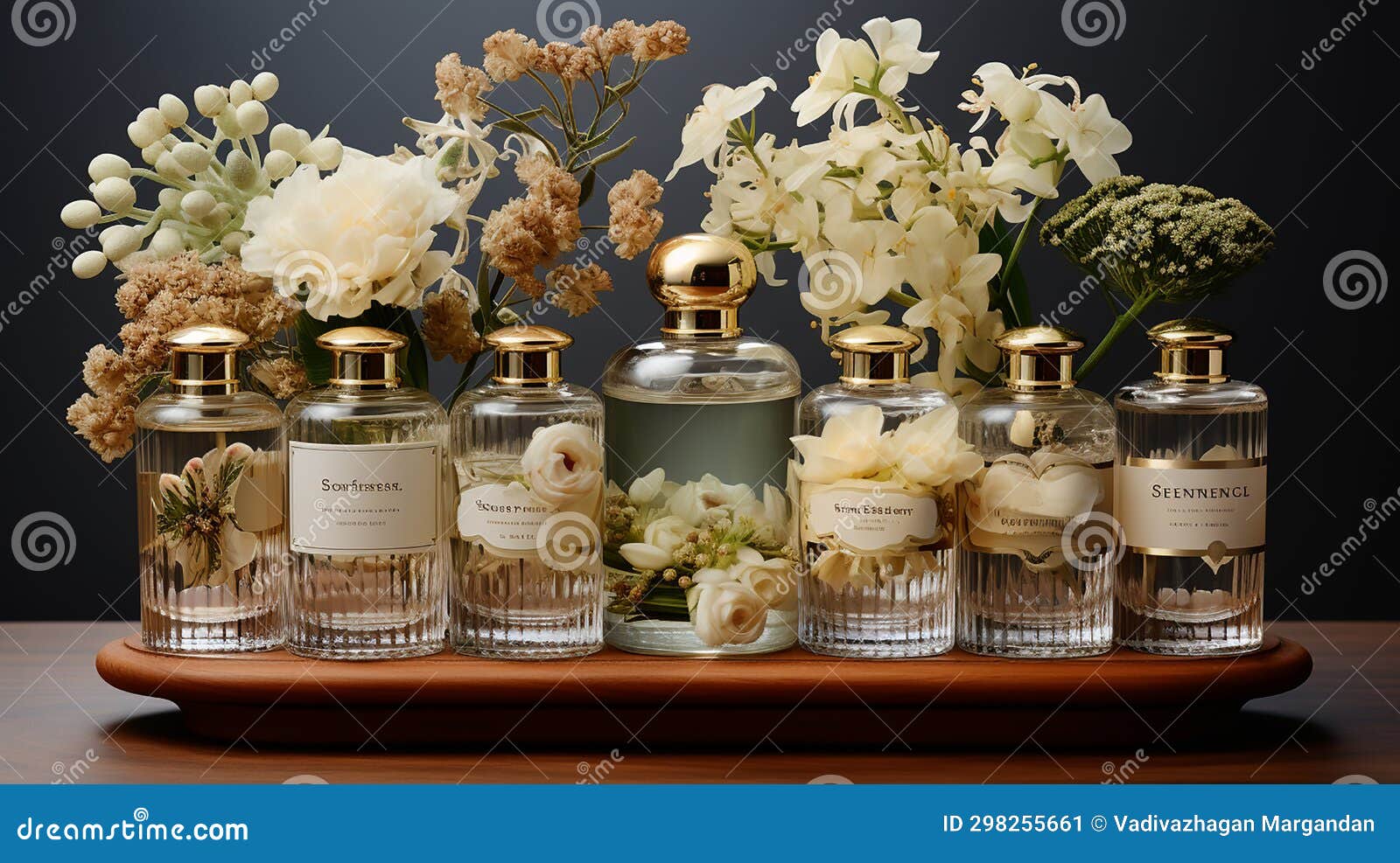 Fragrance Bottles Stock Image | CartoonDealer.com #298255555