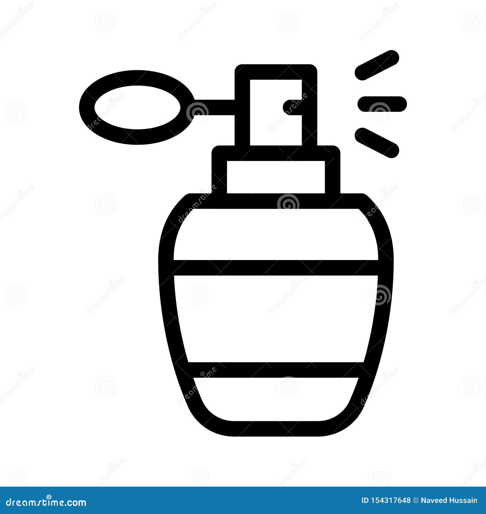 Fragrance Thin Line Vector Icon Stock Illustration - Illustration of ...