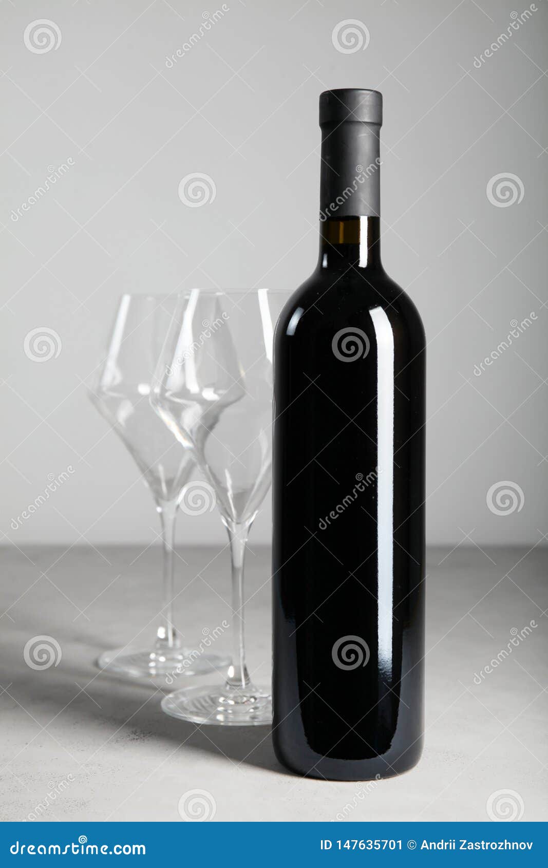 Fragrant Aged Wine in the Bottle. Noble Drink Stock Image - Image of ...