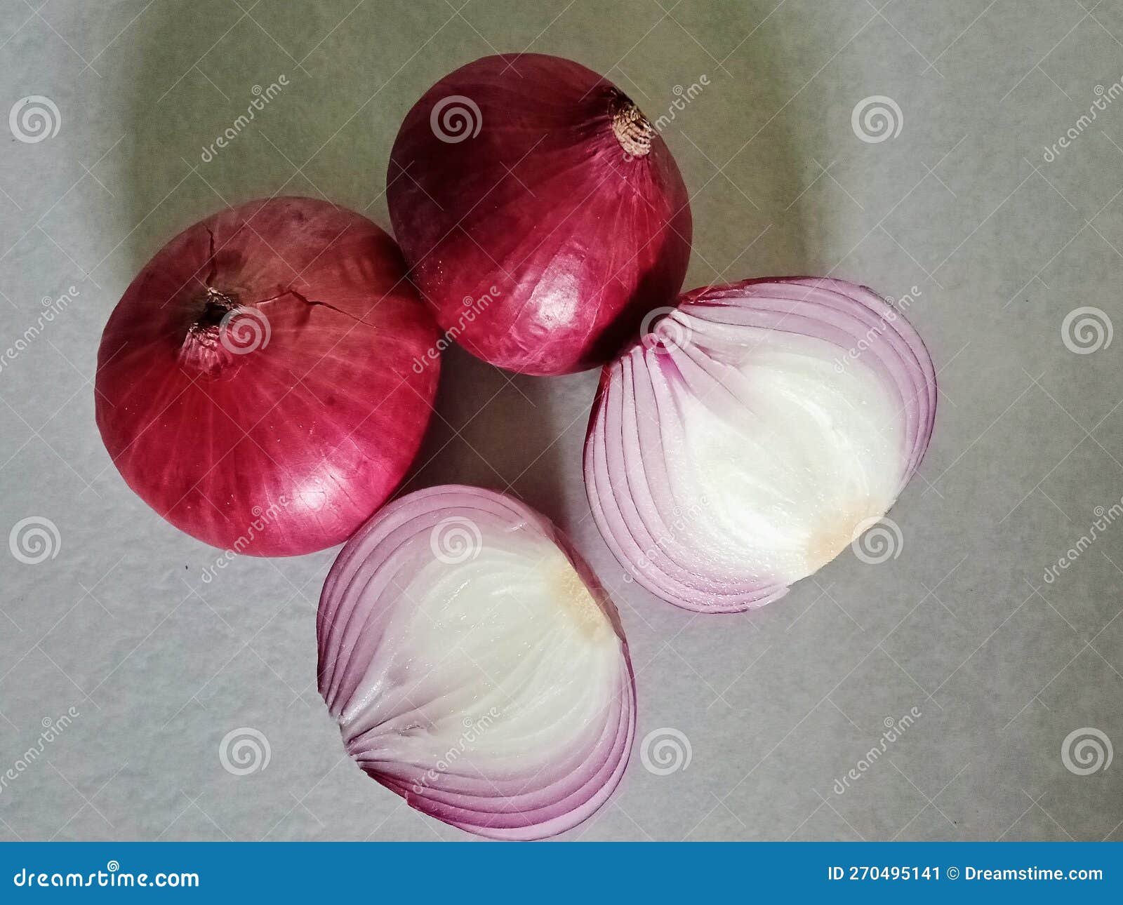 Fragrant Big Red Onion for Sharing Dishes Stock Image - Image of ...