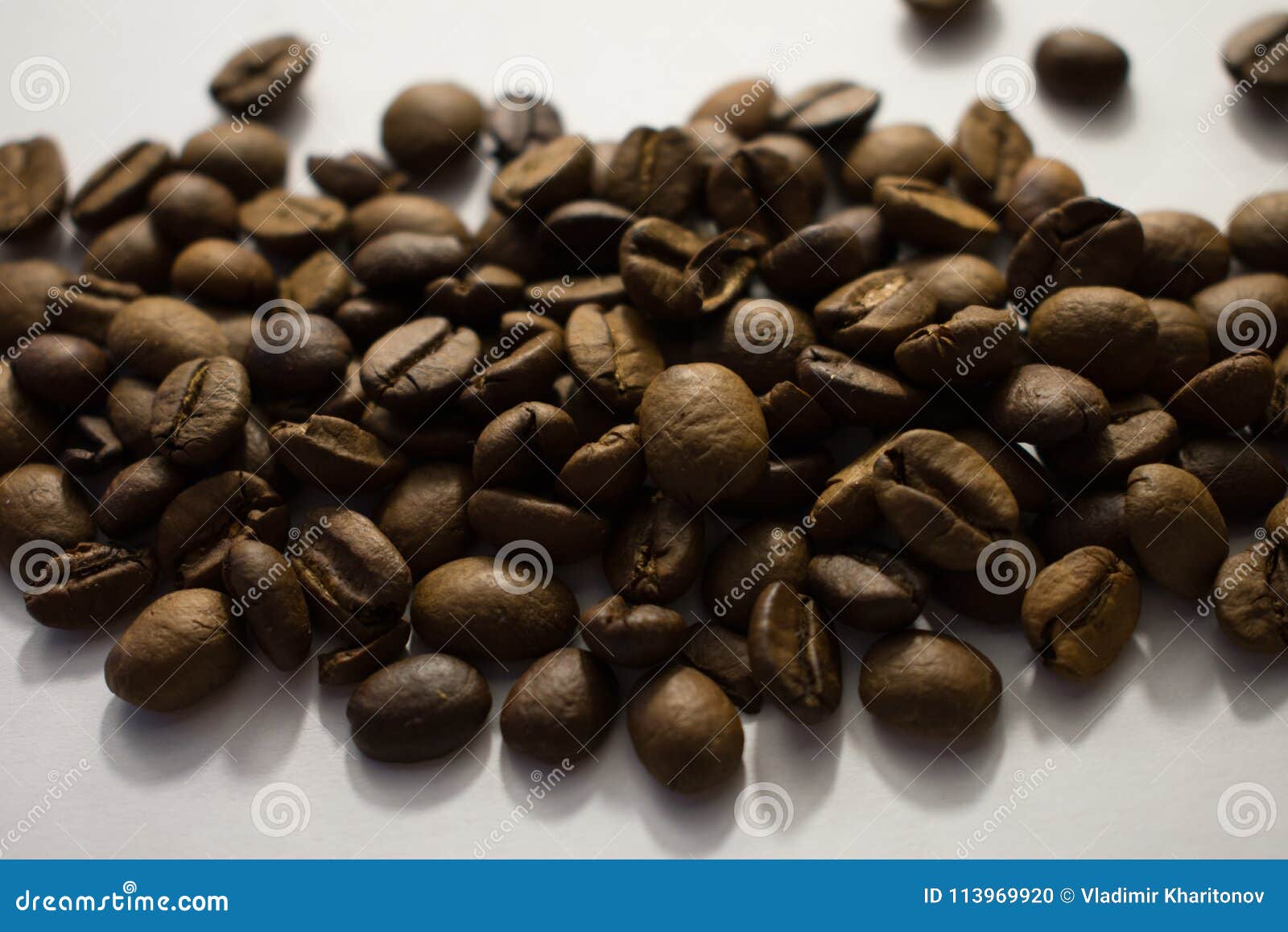 Fragrant Coffee Beans in the Morning. Stock Photo - Image of energy ...