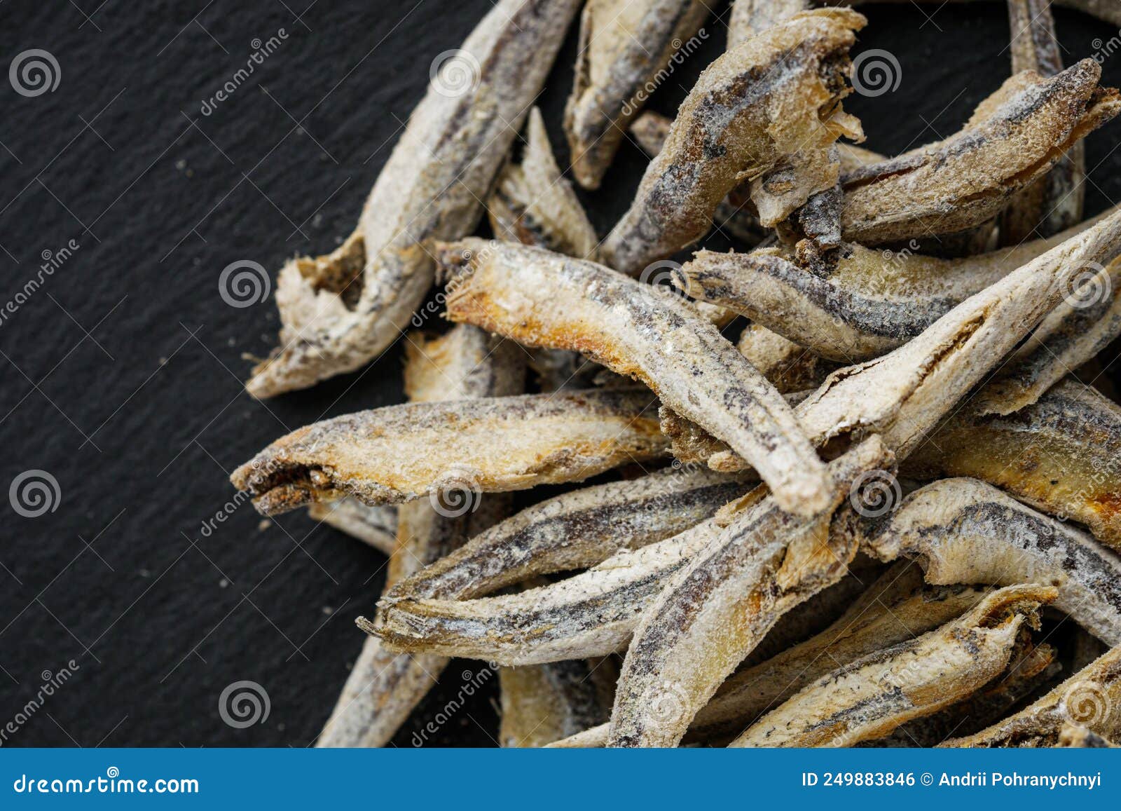 Fragrant Fish Sauce on a Black Stone Background Stock Photo - Image of ...